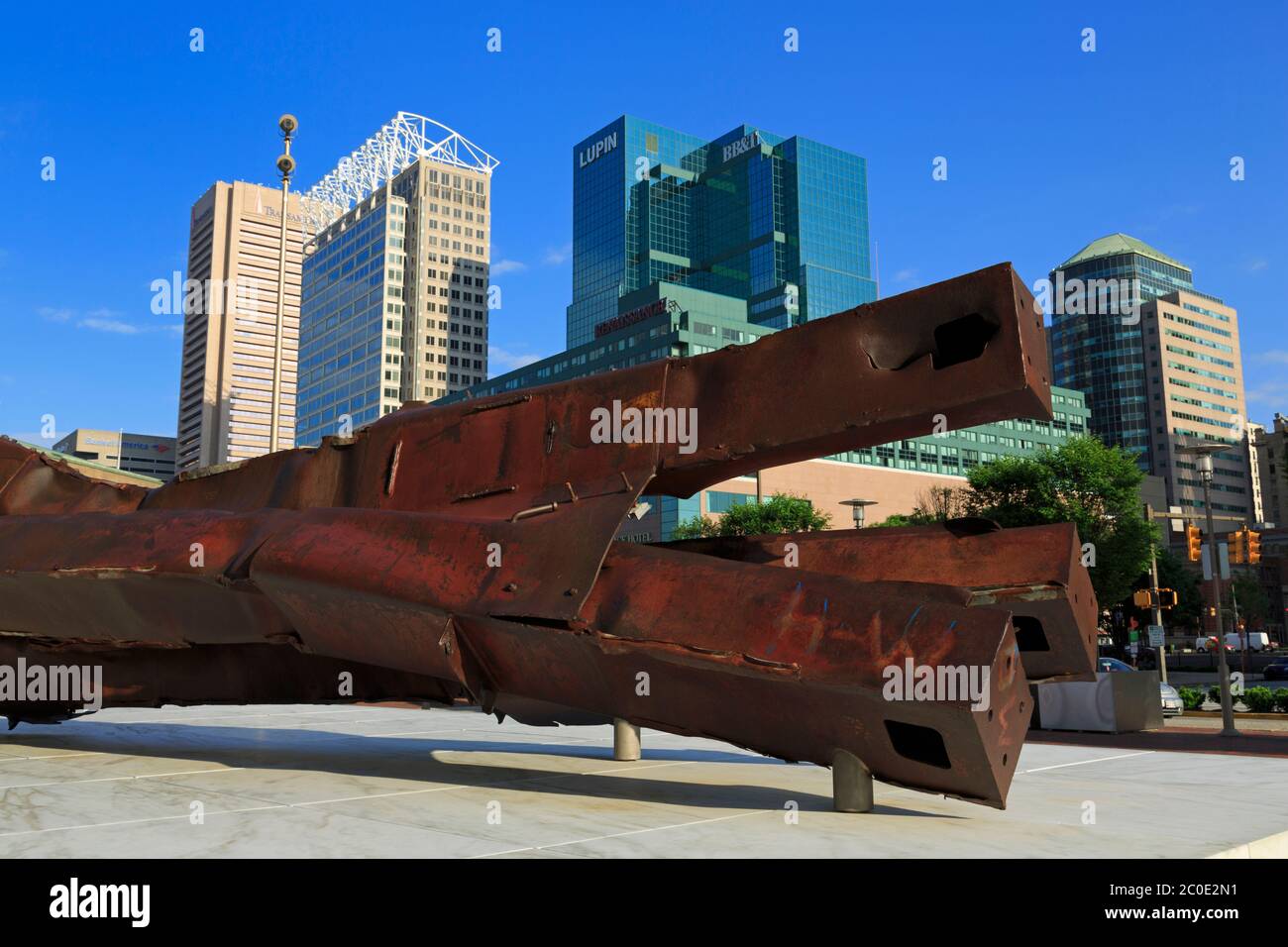 9/11 Memorial outside the World Trade Center, Inner Harbor, Baltimore ...