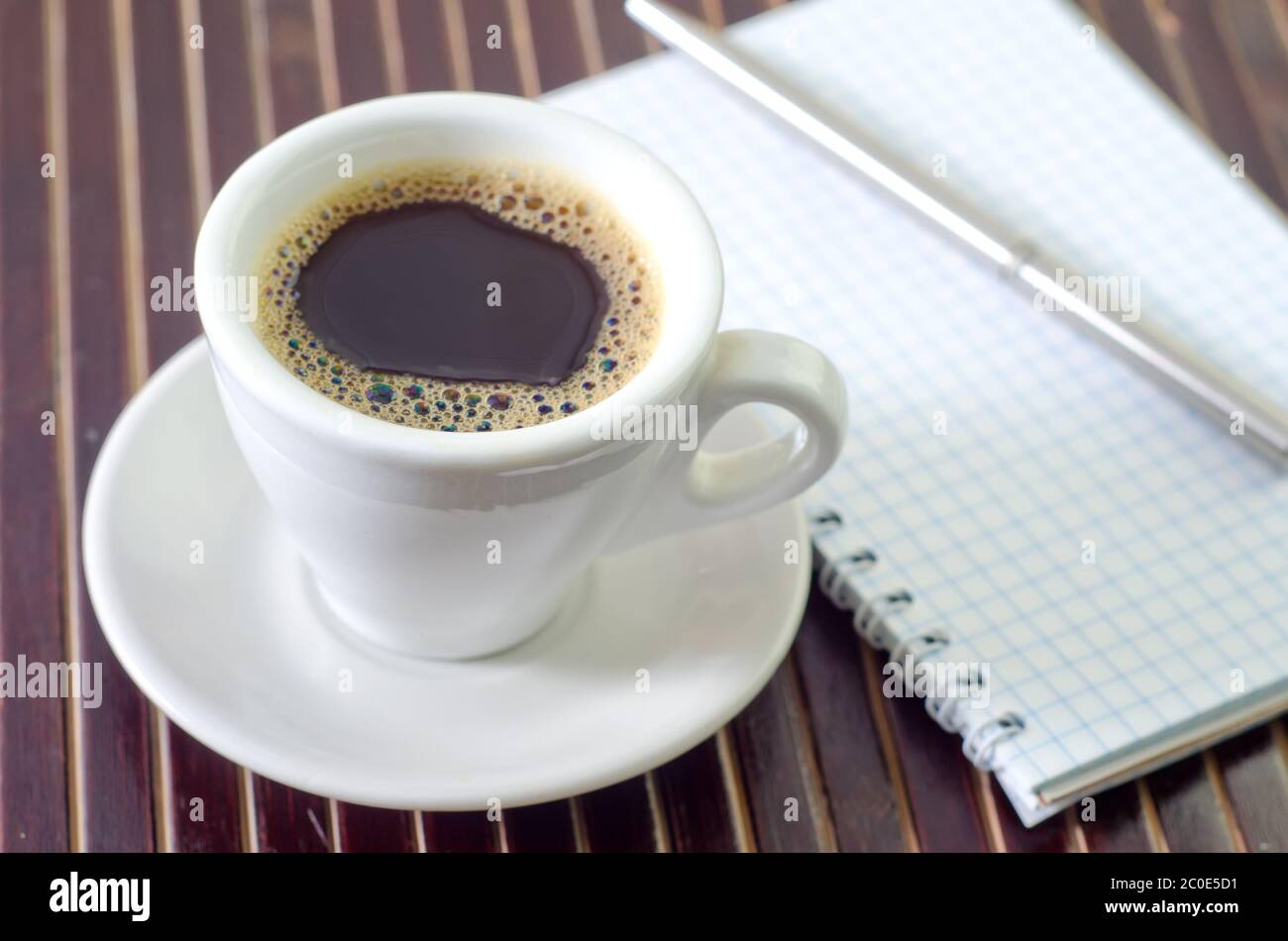 coffee and note Stock Photo - Alamy
