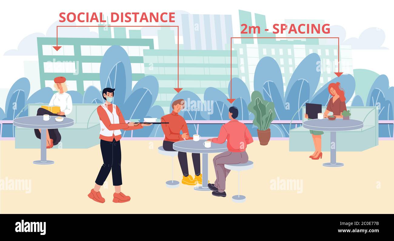 Mask people cafe Stock Vector Images - Alamy