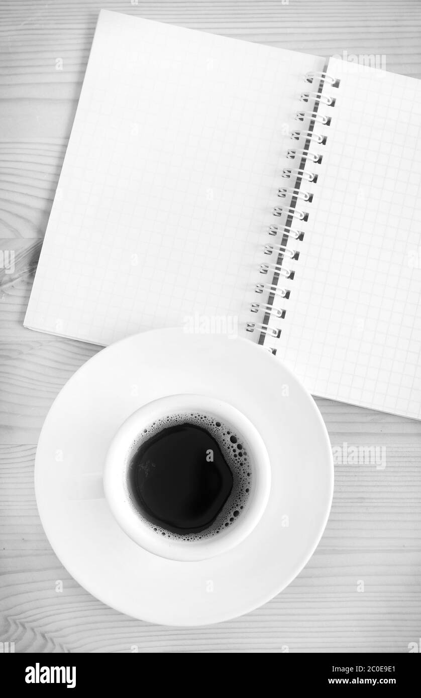 The note cafe Black and White Stock Photos & Images - Alamy