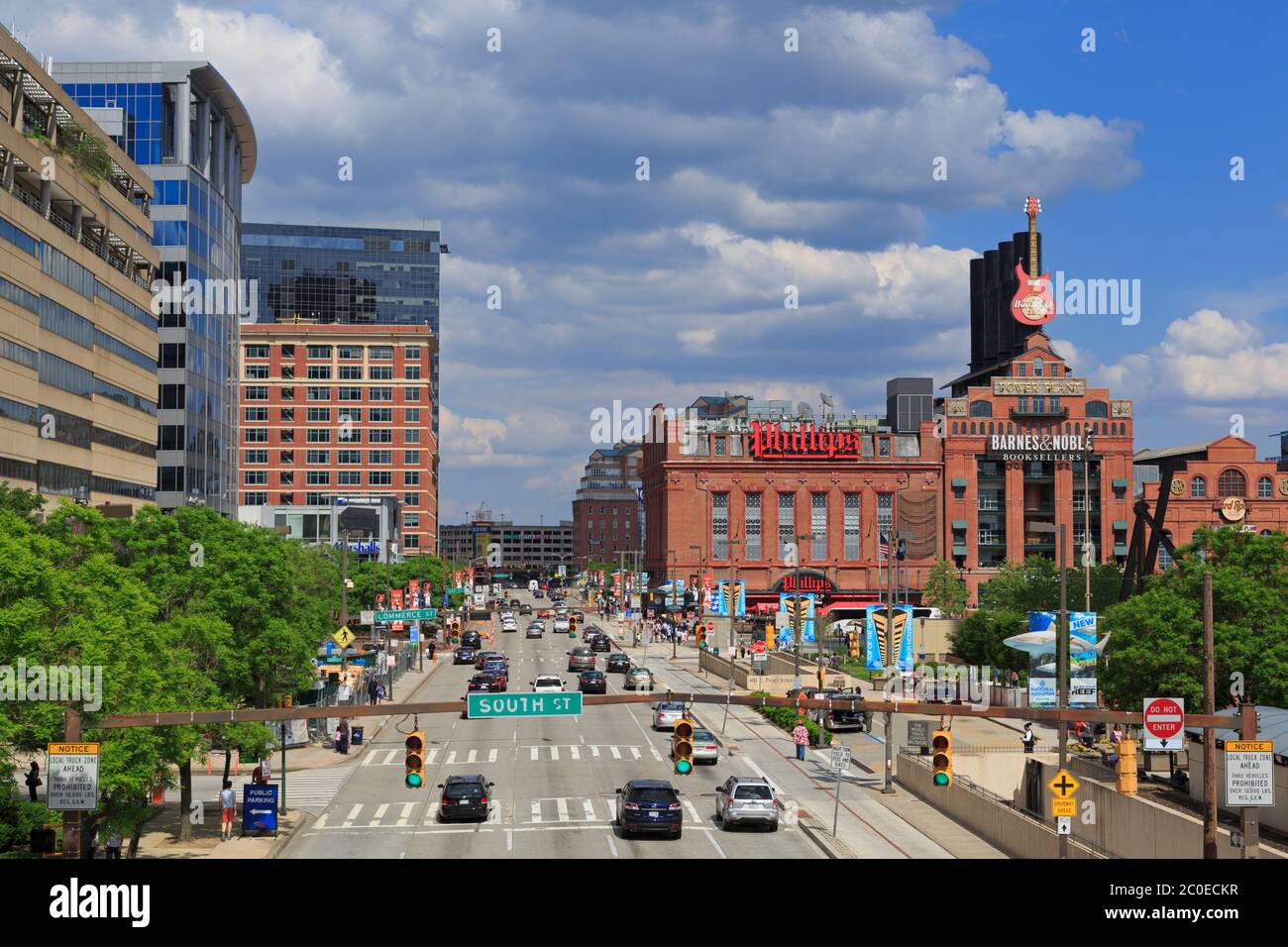 Pratt Street, Baltimore, Maryland, USA Stock Photo - Alamy