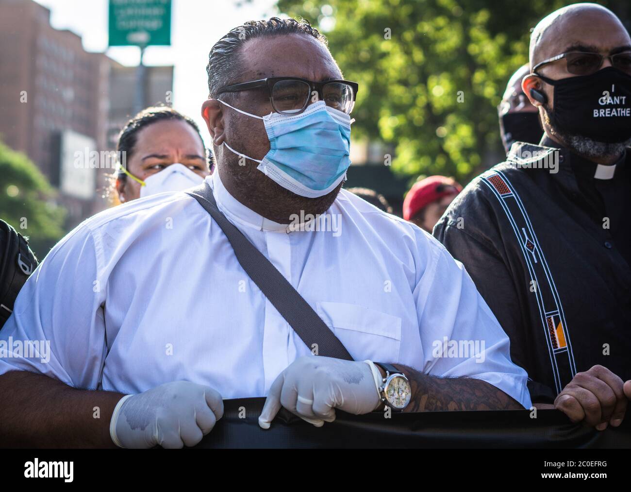 Bronx, United States. 10th June, 2020. Pastors, leaders and local ...