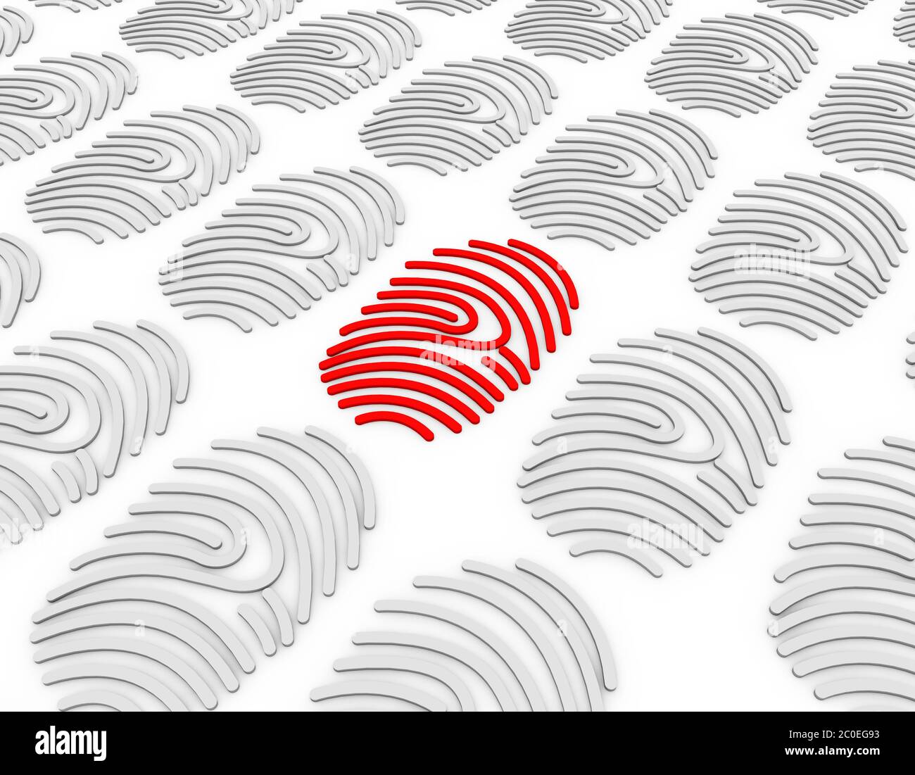 Smart technology fingerprint, identification and data Stock Photo - Alamy