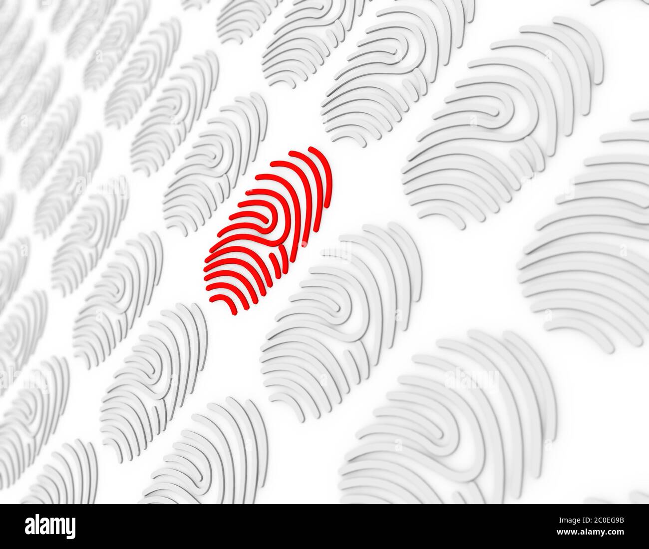 Smart technology fingerprint, identification and data Stock Photo - Alamy