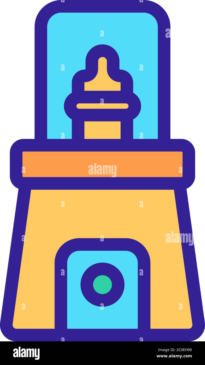 sterilizer hygiene machine icon vector outline illustration Stock ...