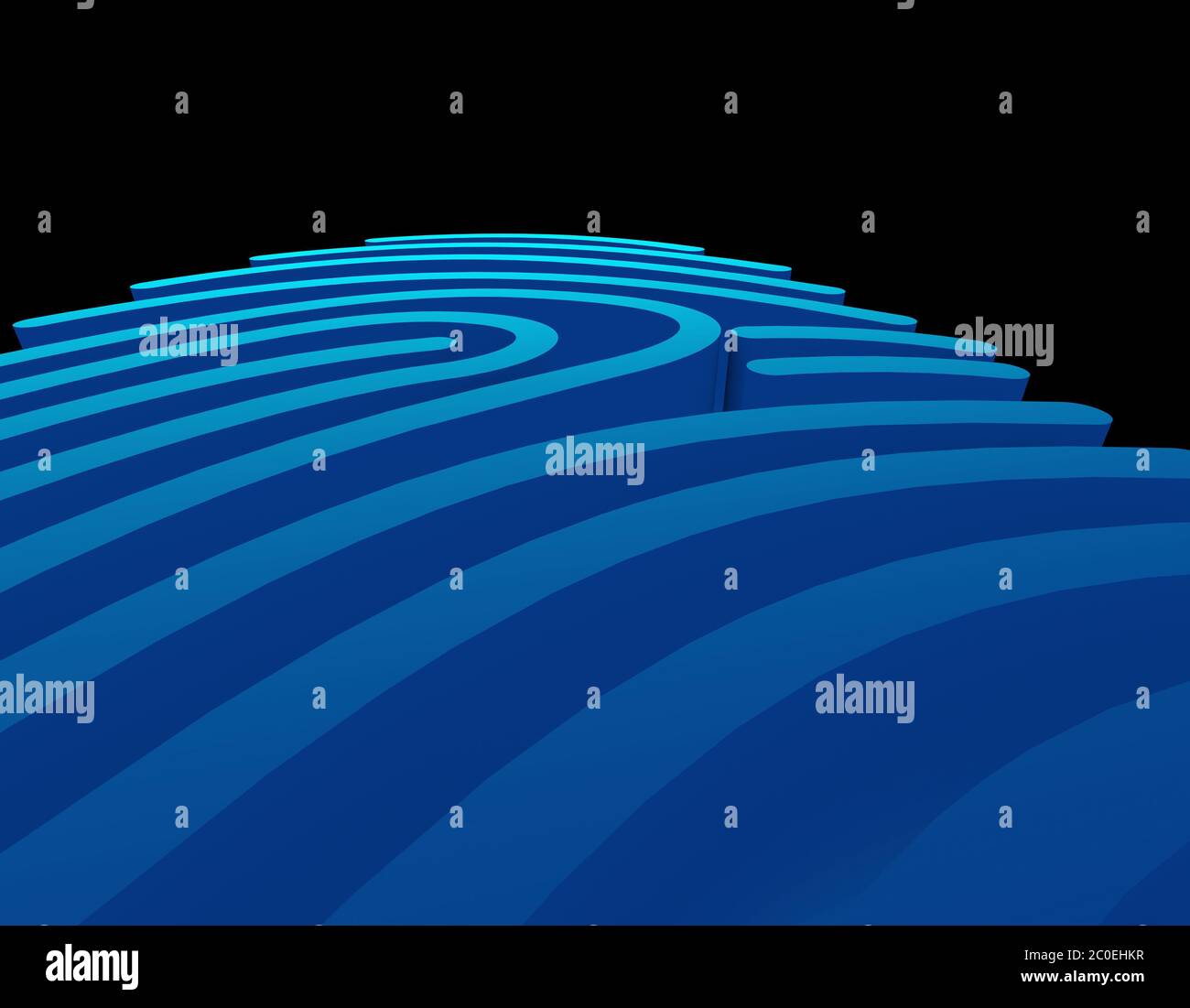 Smart technology fingerprint, identification Stock Photo - Alamy