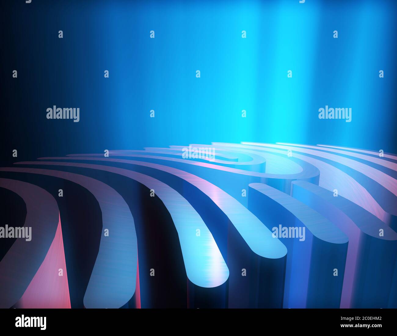Smart technology fingerprint, identification Stock Photo - Alamy