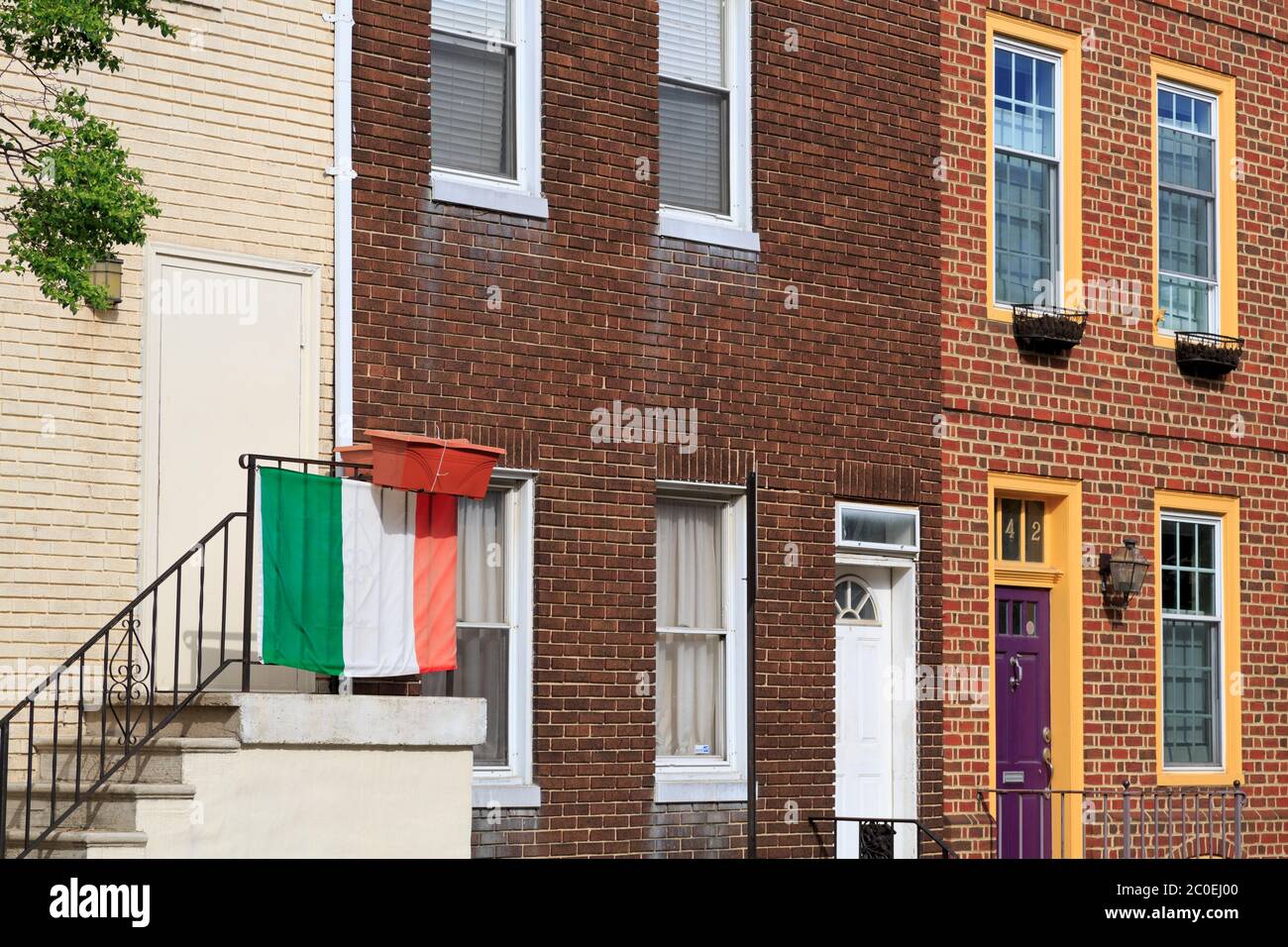 Little Italy, Baltimore, Maryland, USA Stock Photo - Alamy