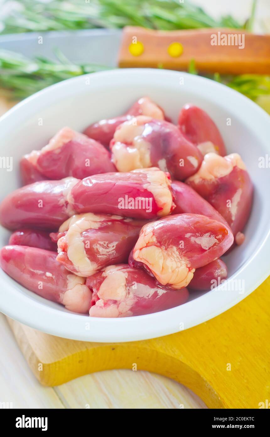 Chicken viscera hi-res stock photography and images - Alamy