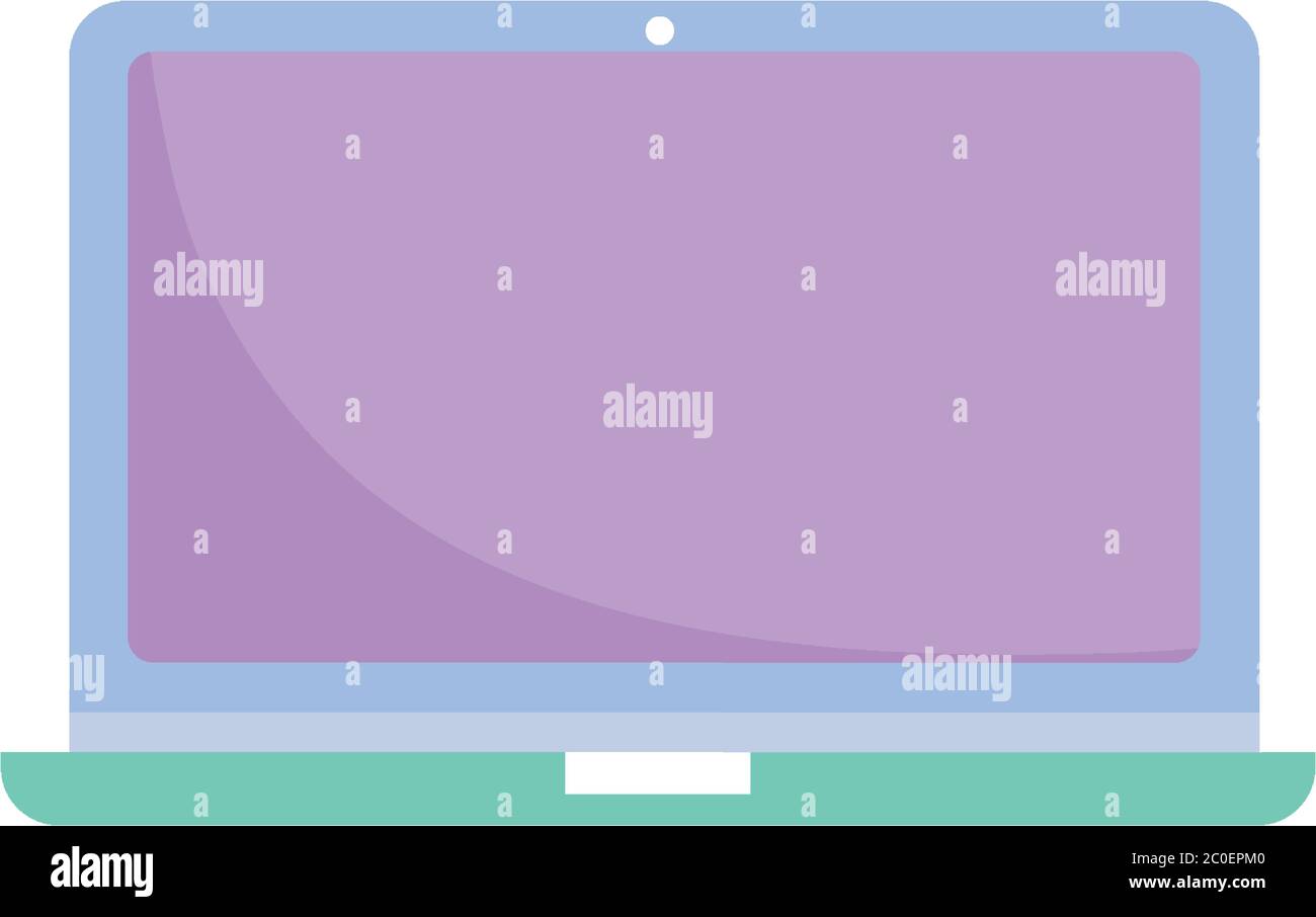 laptop computer device technology isolated icon design white background ...