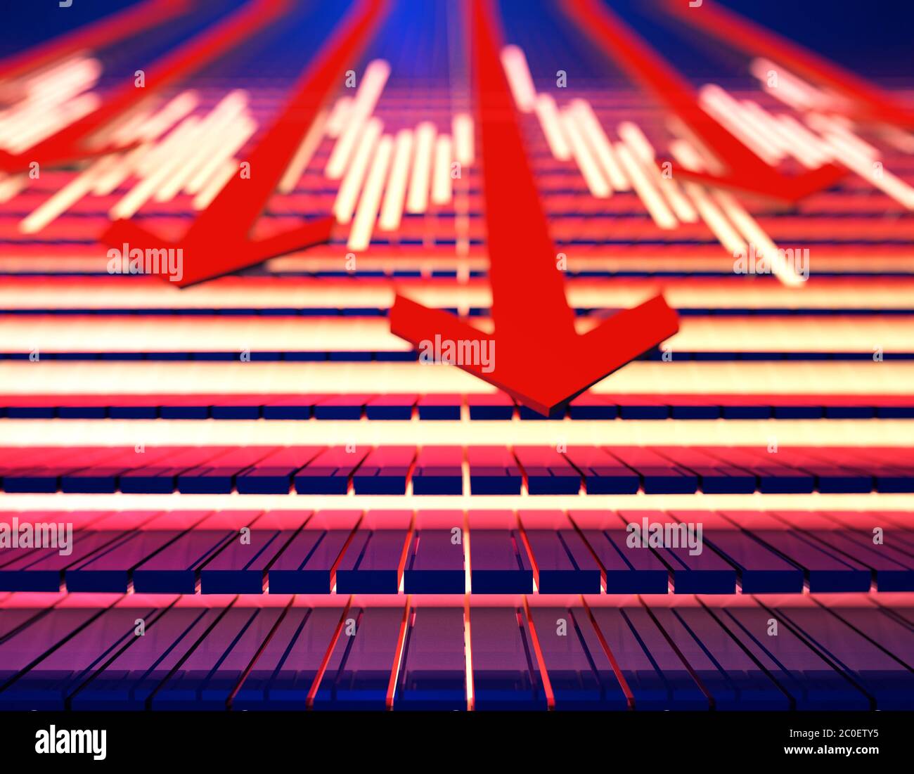 Financial stock market success arrow, economic chart Stock Photo - Alamy