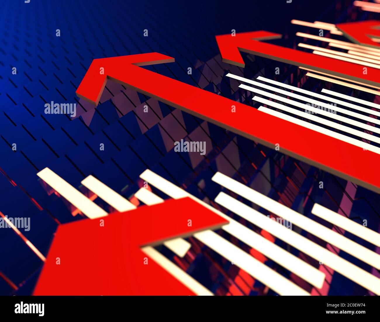 Financial stock market success arrow, economic chart Stock Photo - Alamy