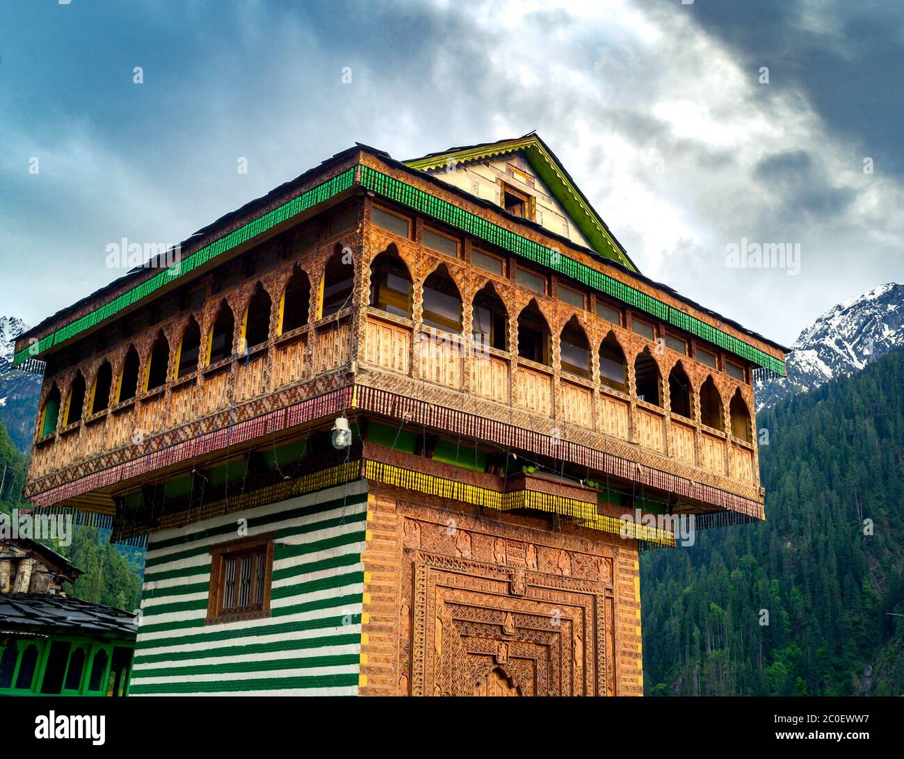 Temple in Grahan village tucked away in a remote corner of Parvati ...