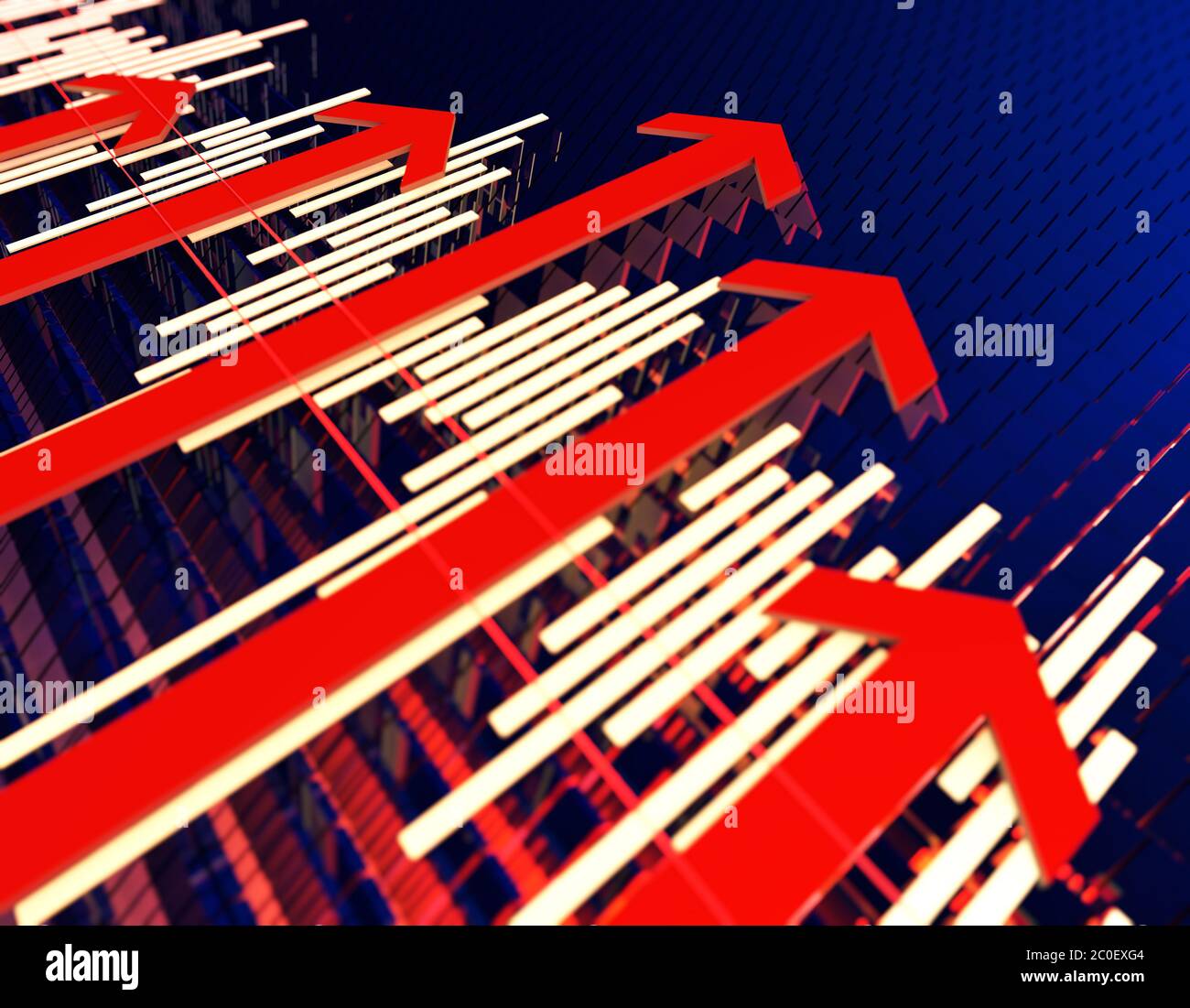 Financial stock market success arrow, economic chart Stock Photo - Alamy