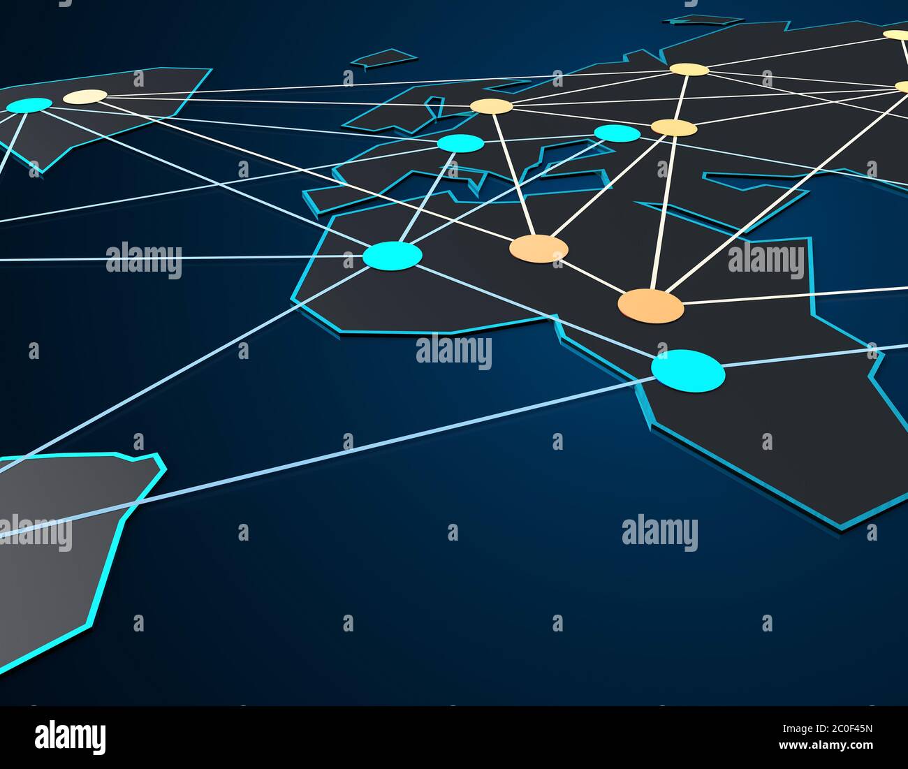 World network connection Stock Photo - Alamy