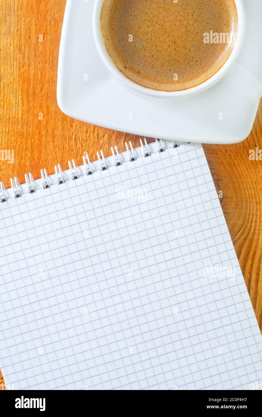 coffee and note Stock Photo - Alamy