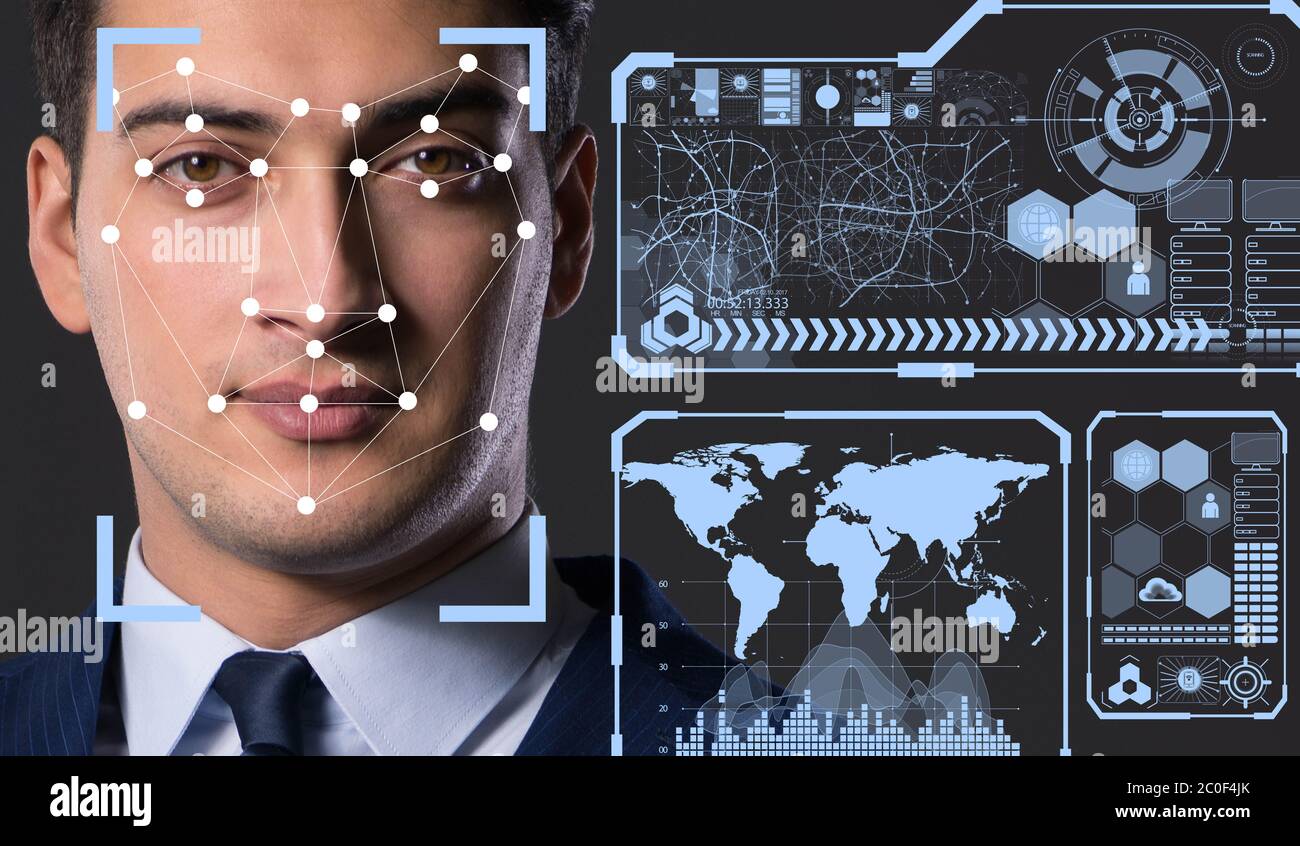 The concept of face recognition software and hardware Stock Photo - Alamy