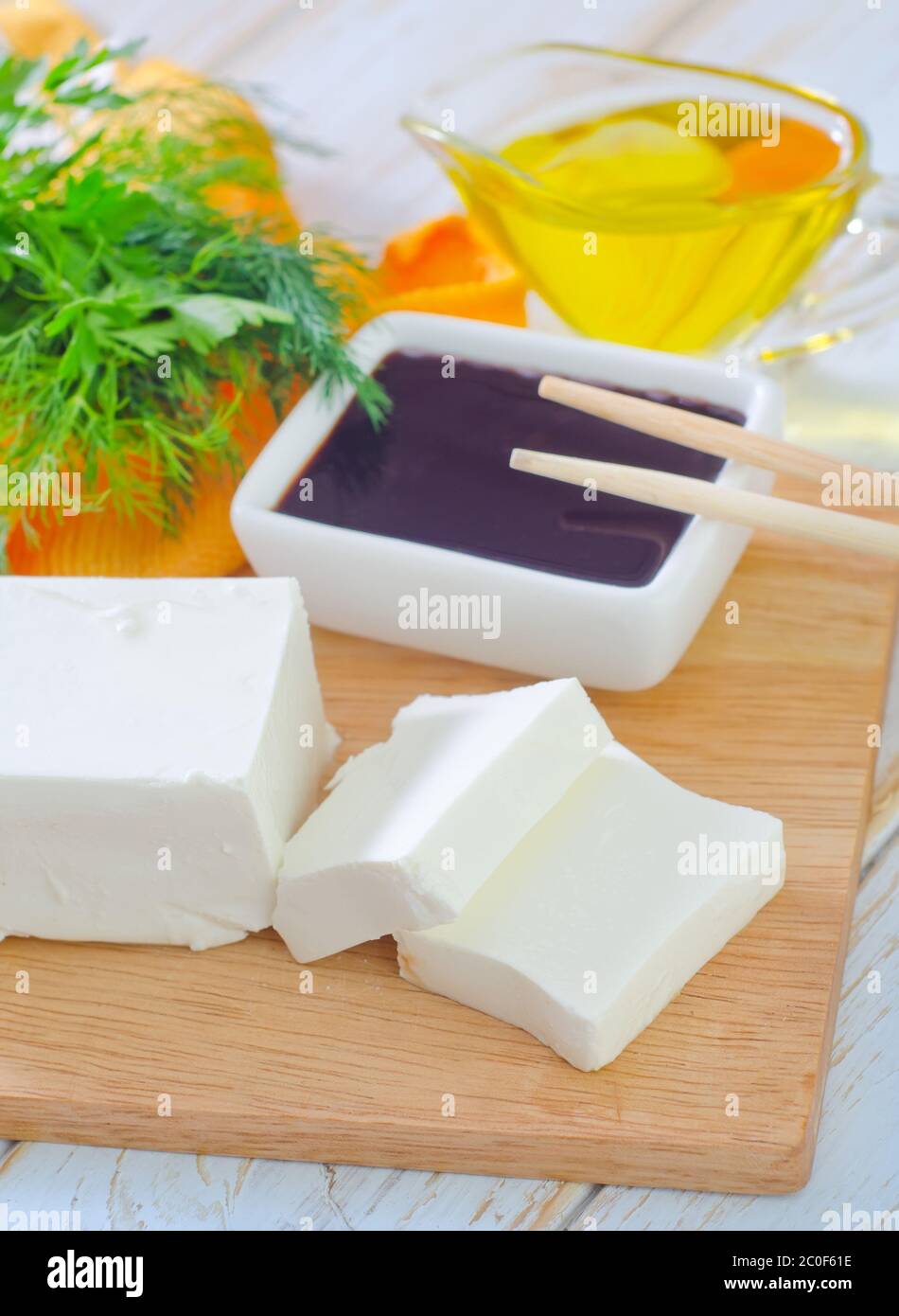 Tofu Blocks High Resolution Stock Photography and Images - Alamy