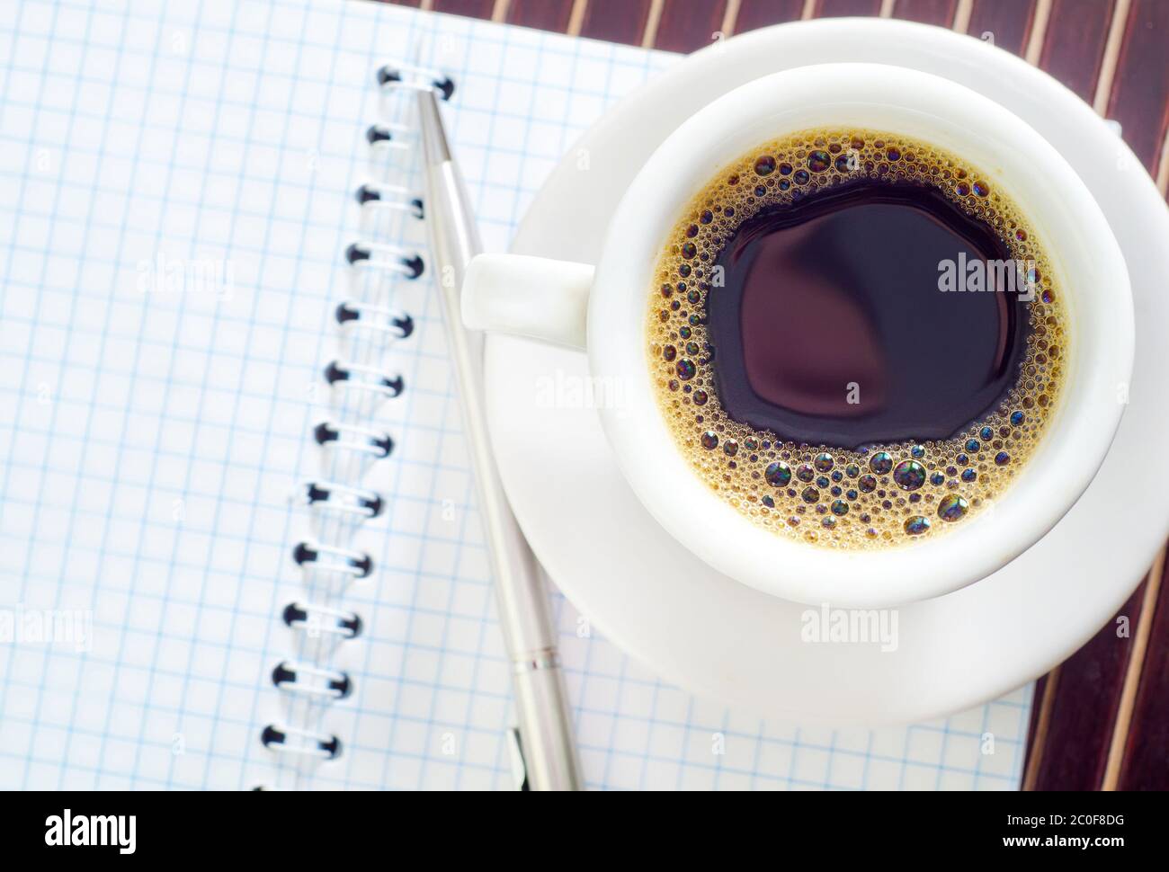 coffee and note Stock Photo - Alamy