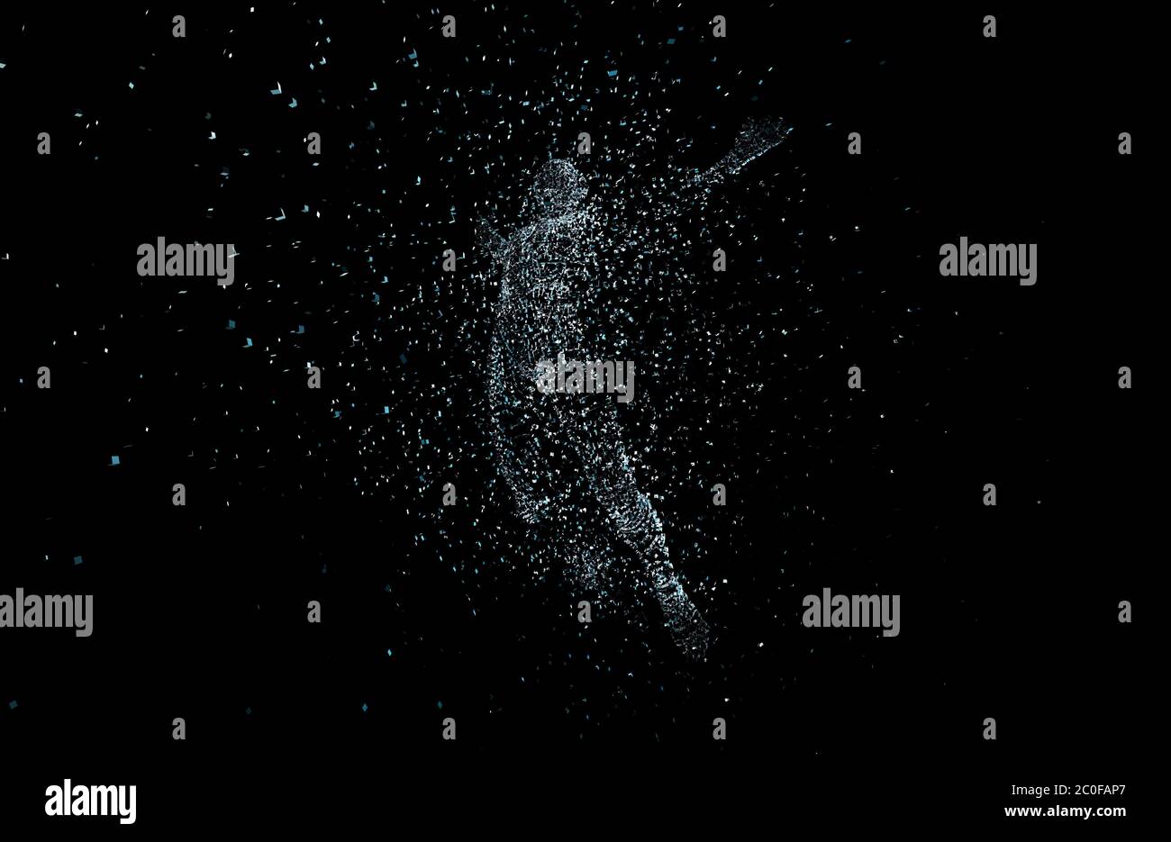 Artificial intelligence technology, jumping Stock Photo - Alamy