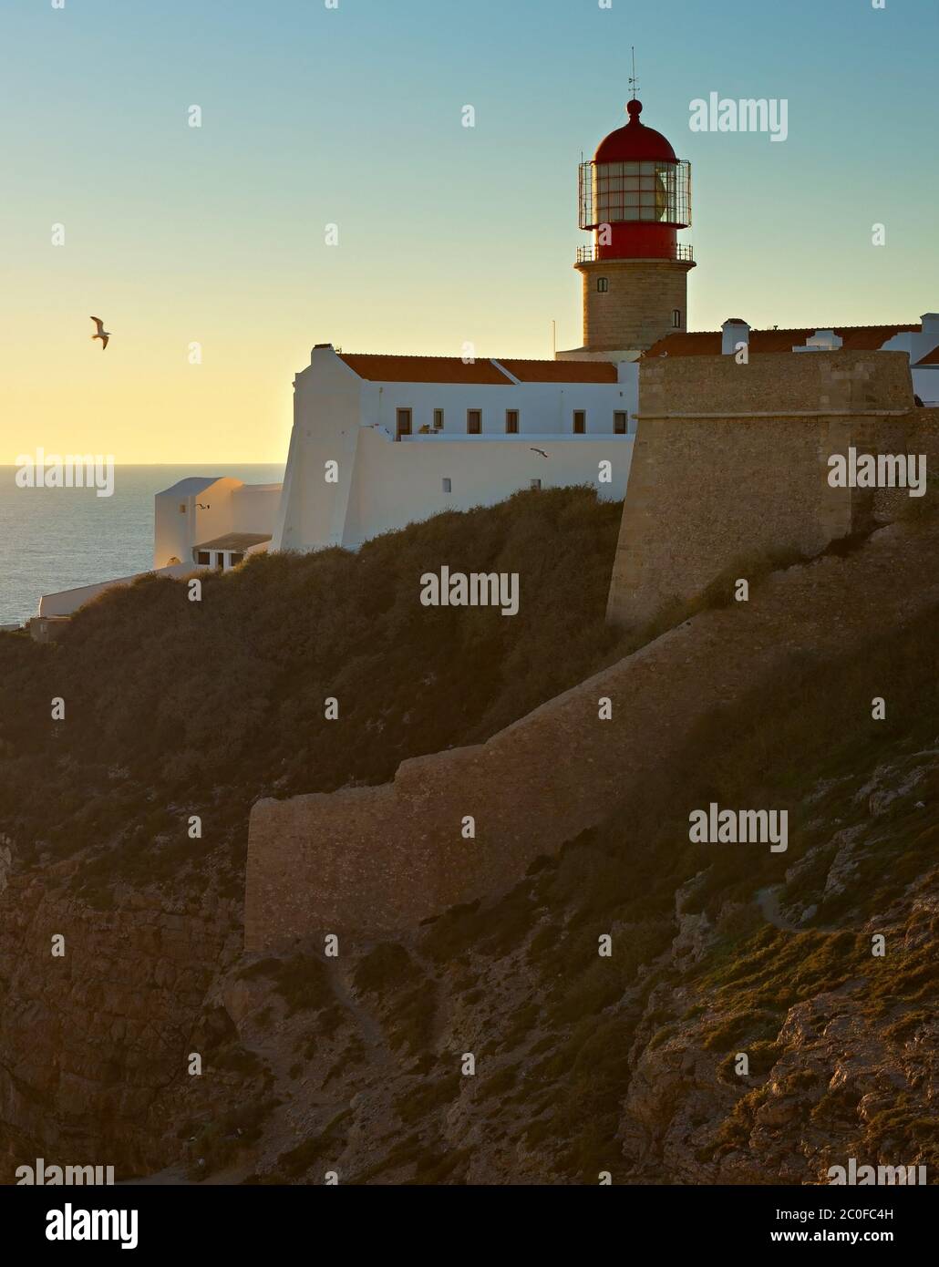 Algarve lighthouse, Portugal Stock Photo - Alamy