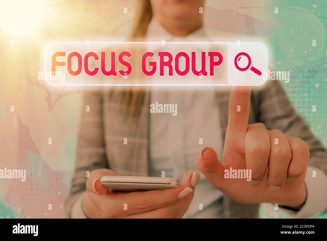 Text sign showing Focus Group. Business photo text consist of ...