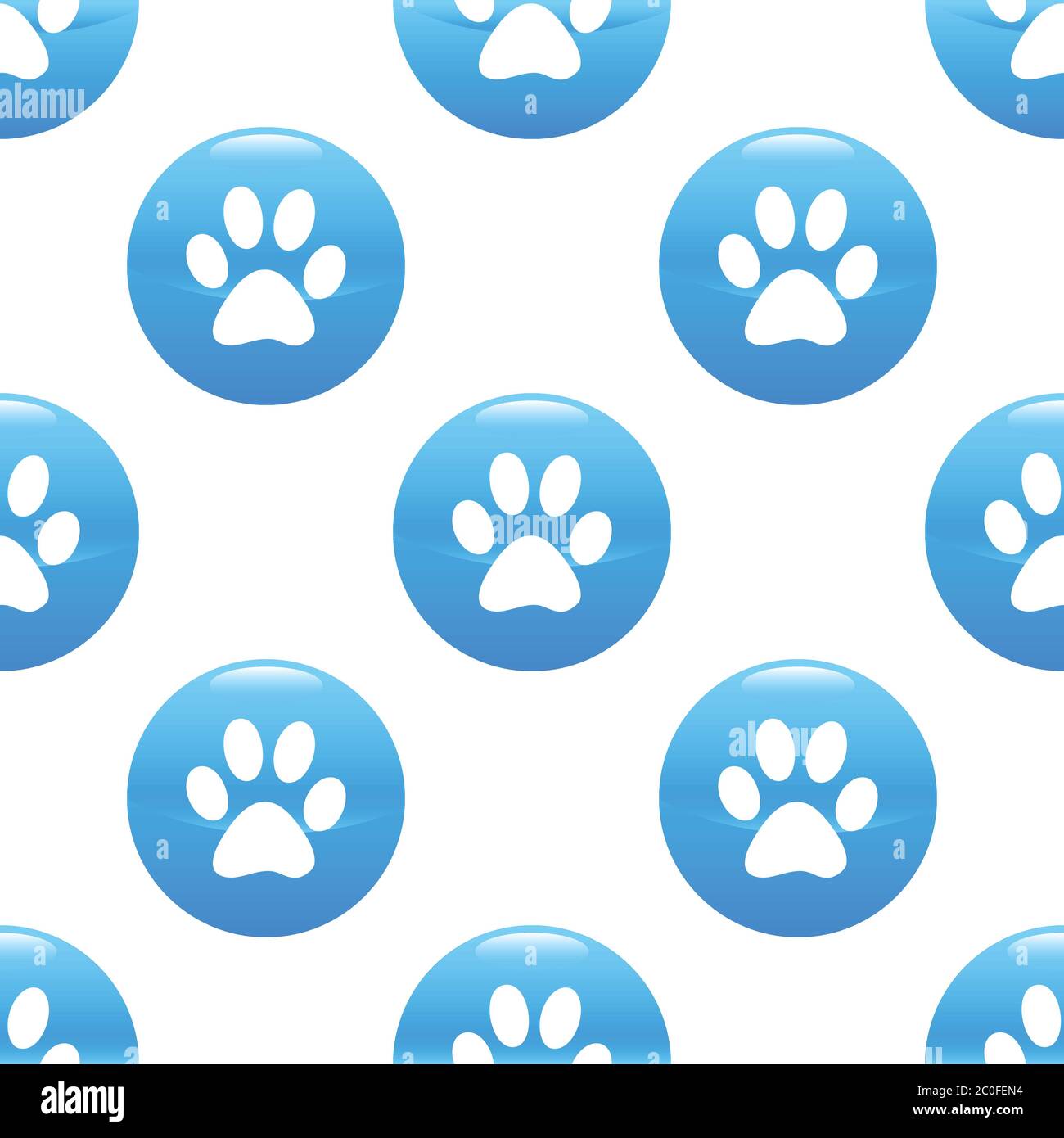 Paw sign pattern Stock Photo - Alamy