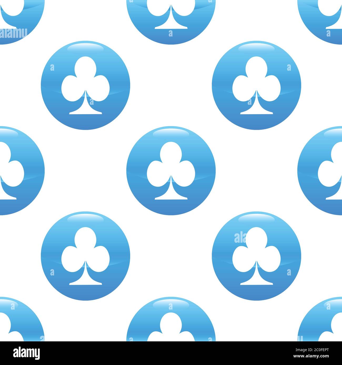 Clubs sign pattern Stock Photo - Alamy