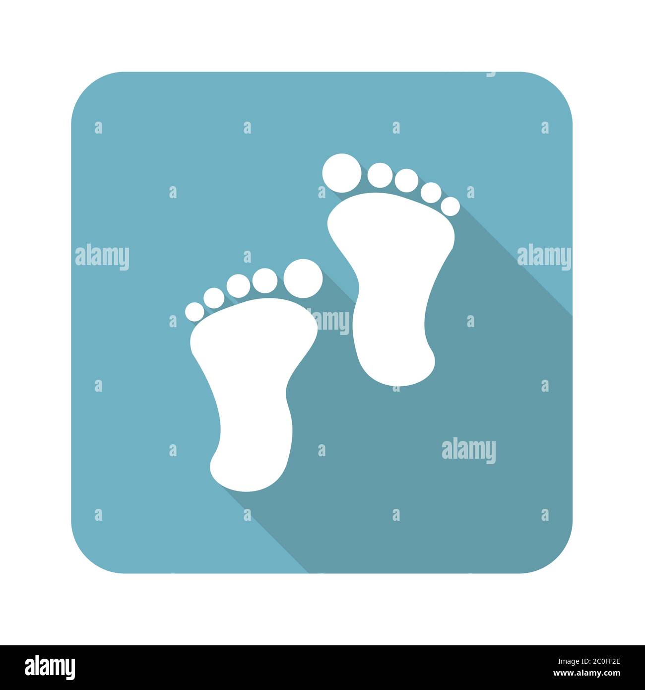 Footprint clipart simple Cut Out Stock Images & Pictures - Alamy