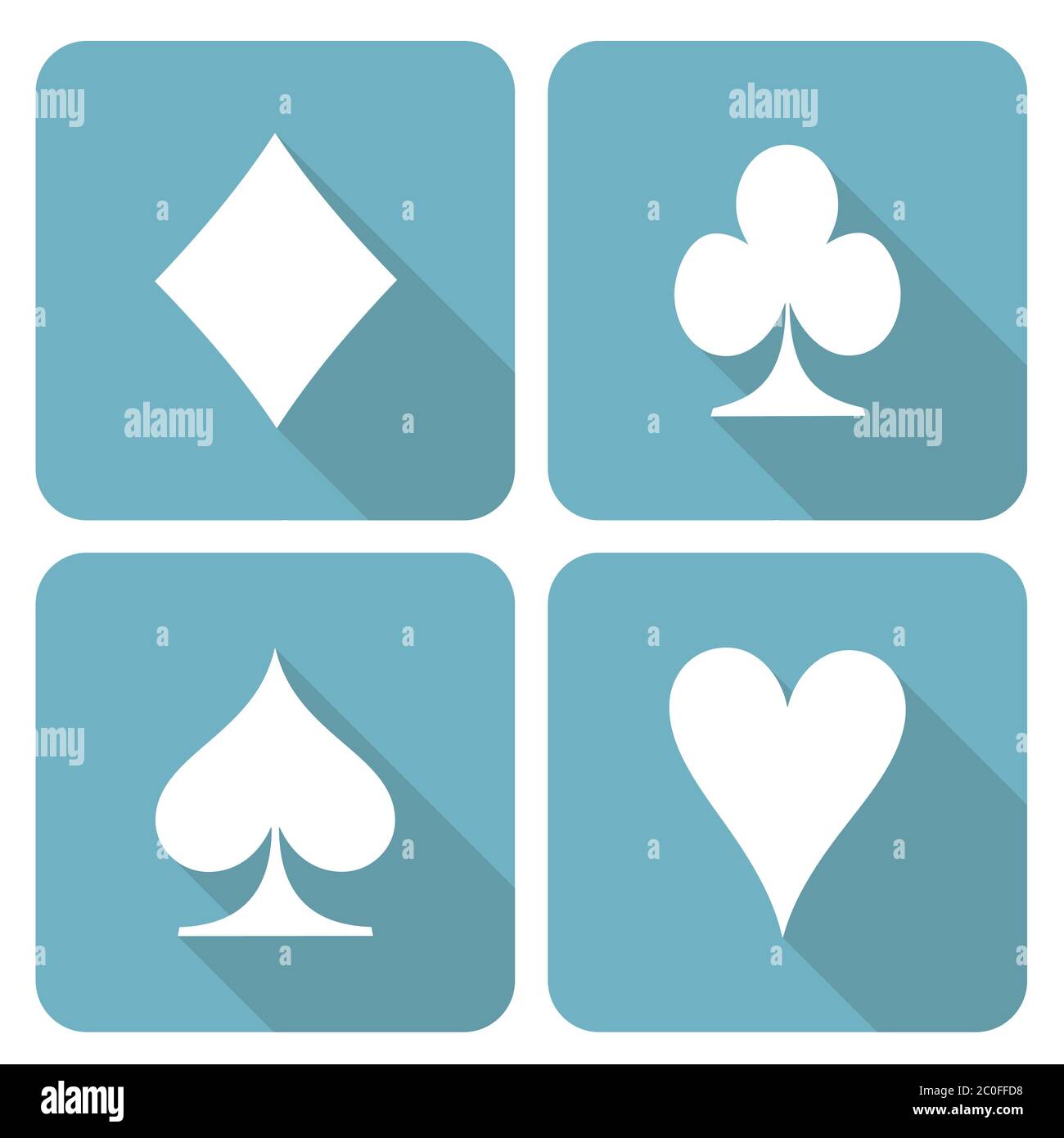 Card symbols icon set Stock Photo - Alamy