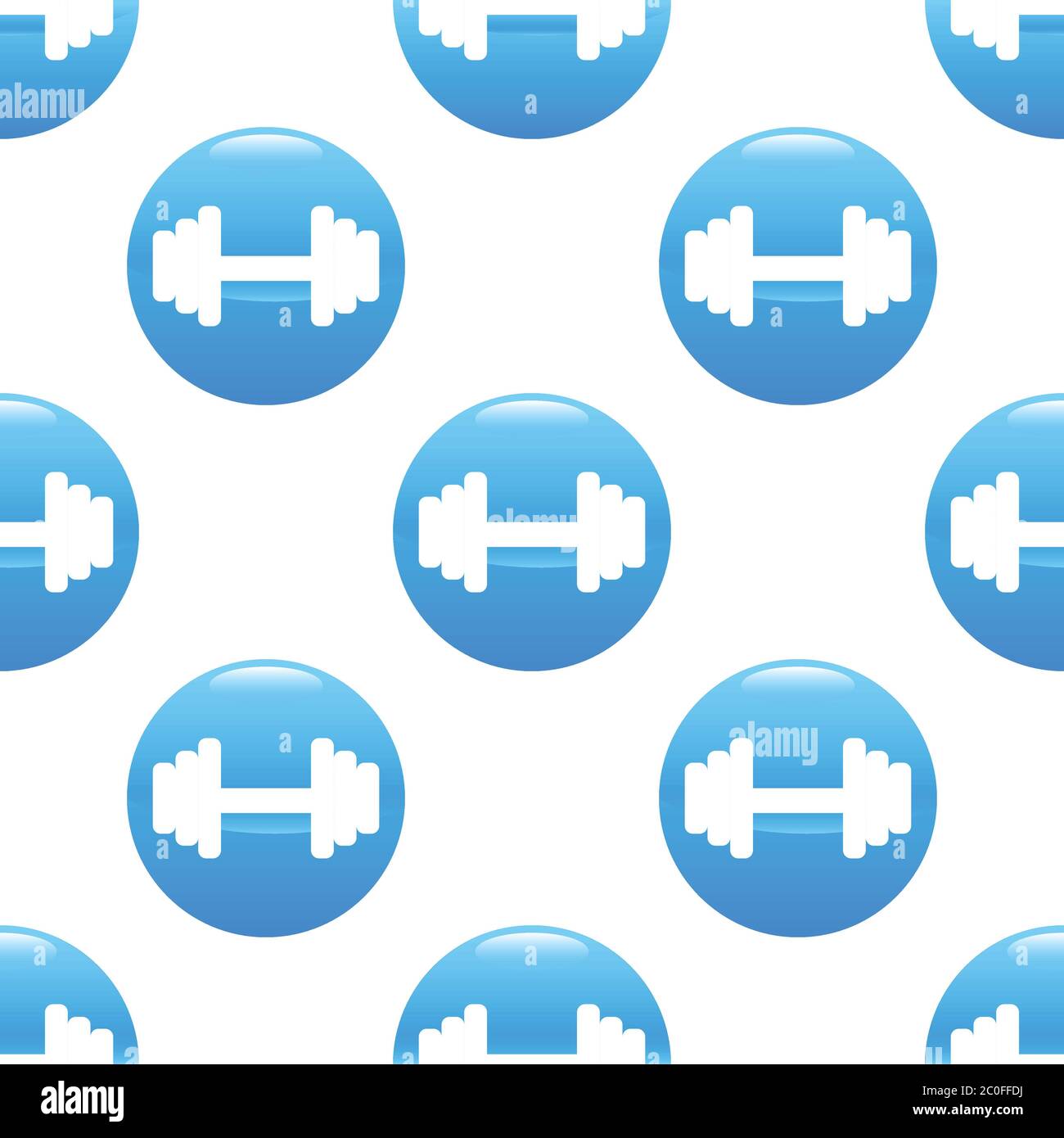 Barbell sign pattern Stock Photo - Alamy