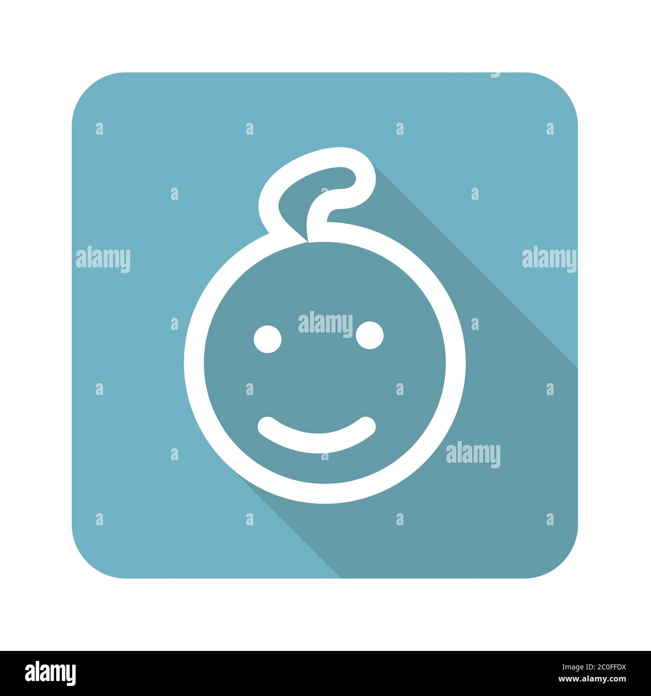 Smiling child icon Stock Photo - Alamy