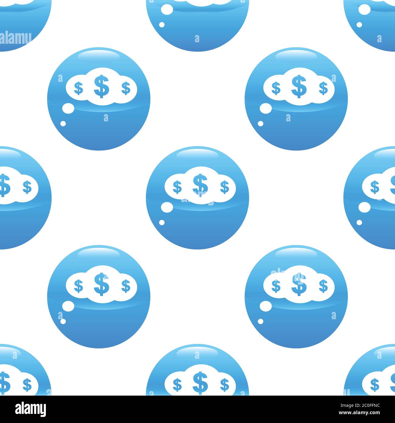Money vector pattern Cut Out Stock Images & Pictures - Alamy