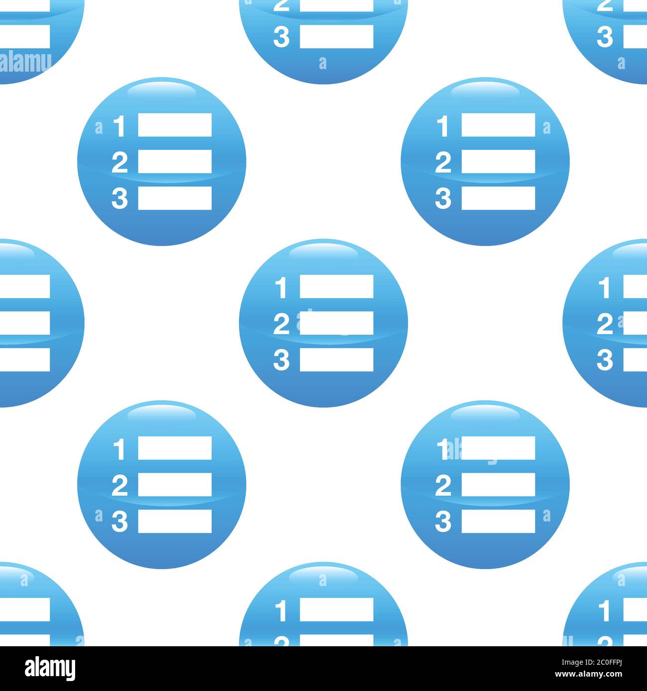 Numbered list sign pattern Stock Photo - Alamy