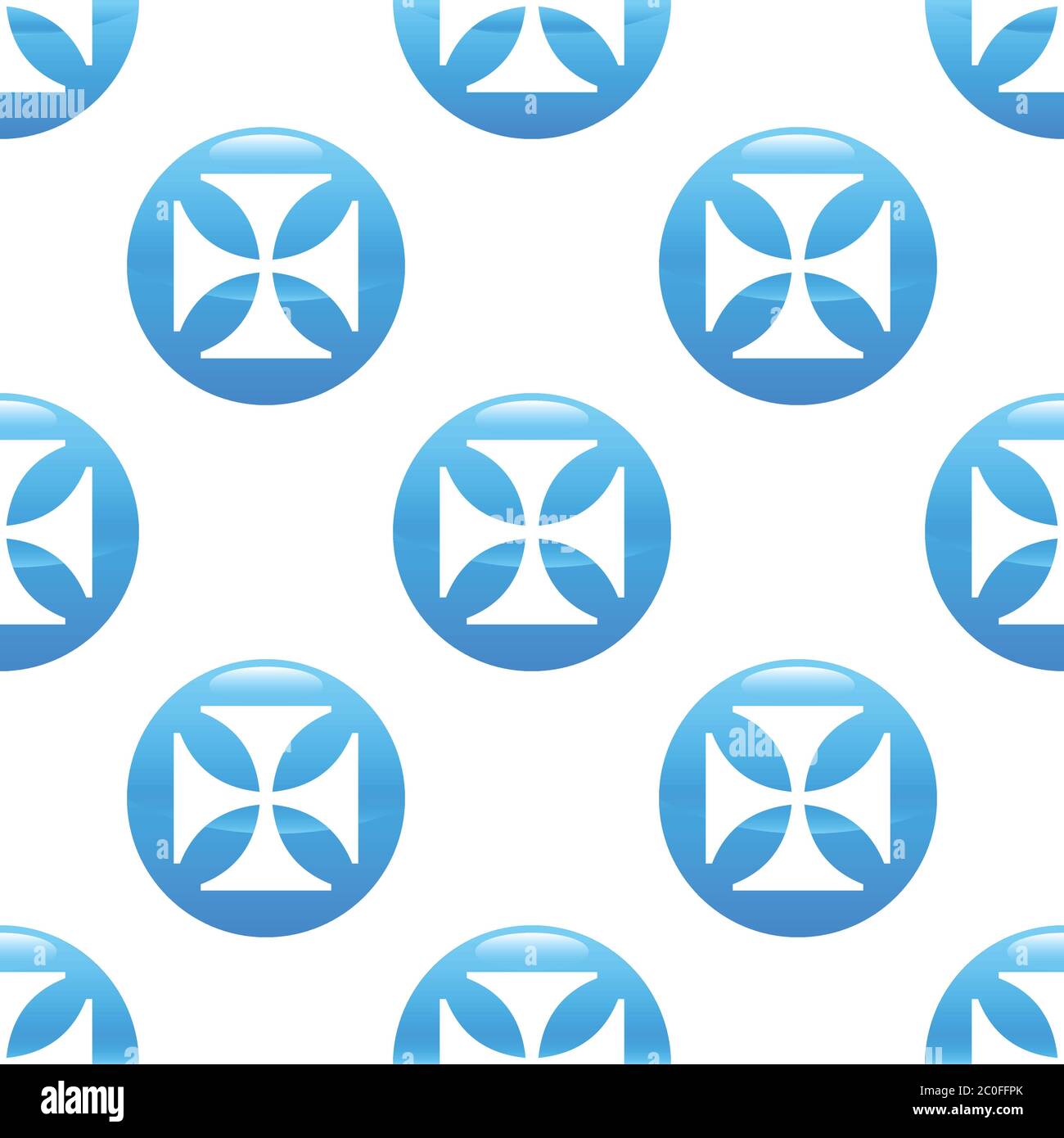 Maltese cross sign pattern Stock Photo - Alamy