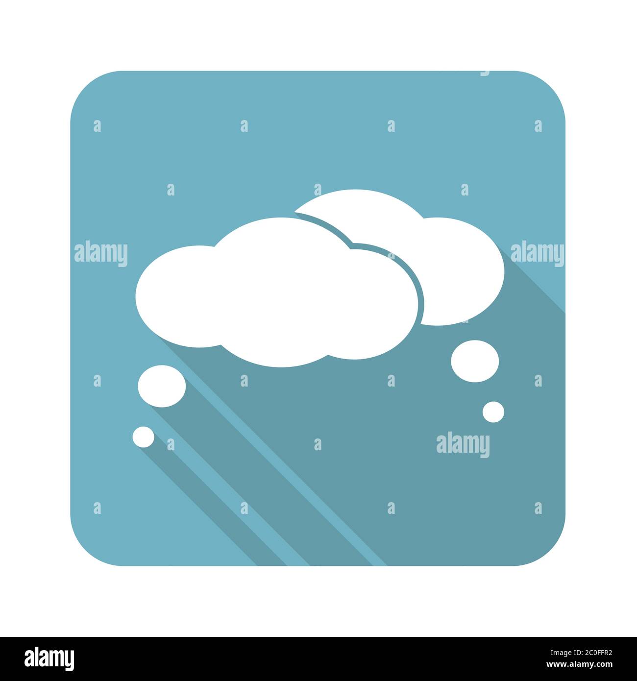 Thought bubble icon Stock Photo - Alamy