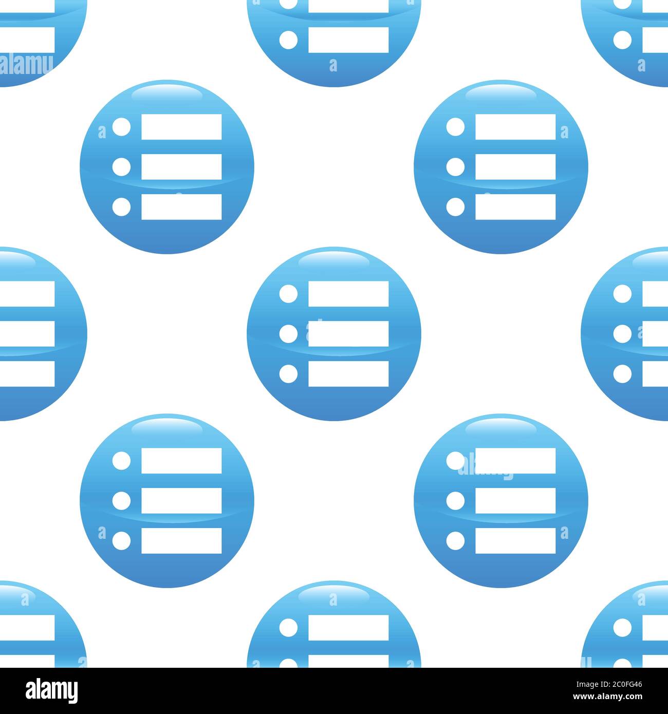 Dotted list sign pattern Stock Photo - Alamy