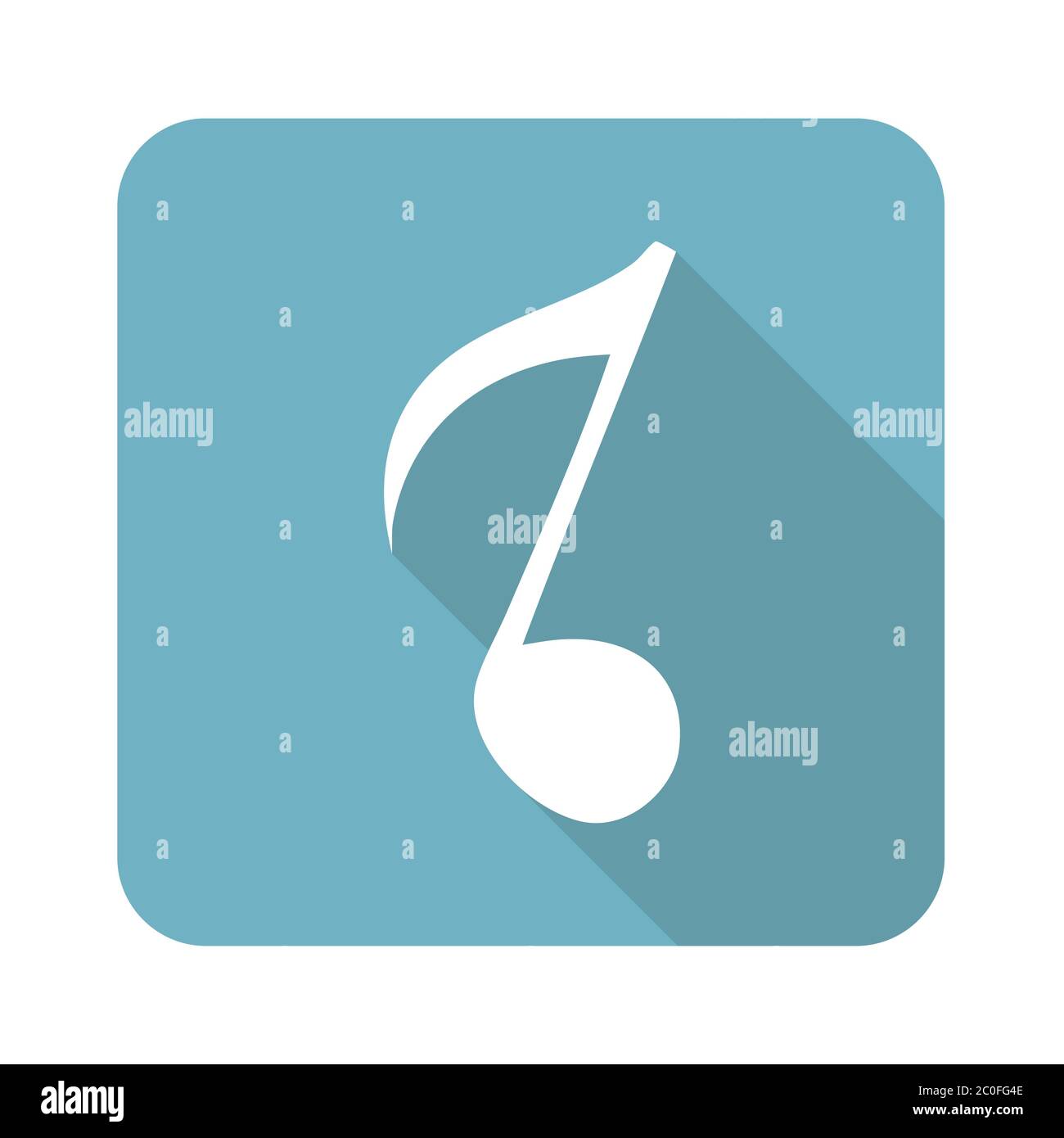 Eighth note icon Stock Photo - Alamy
