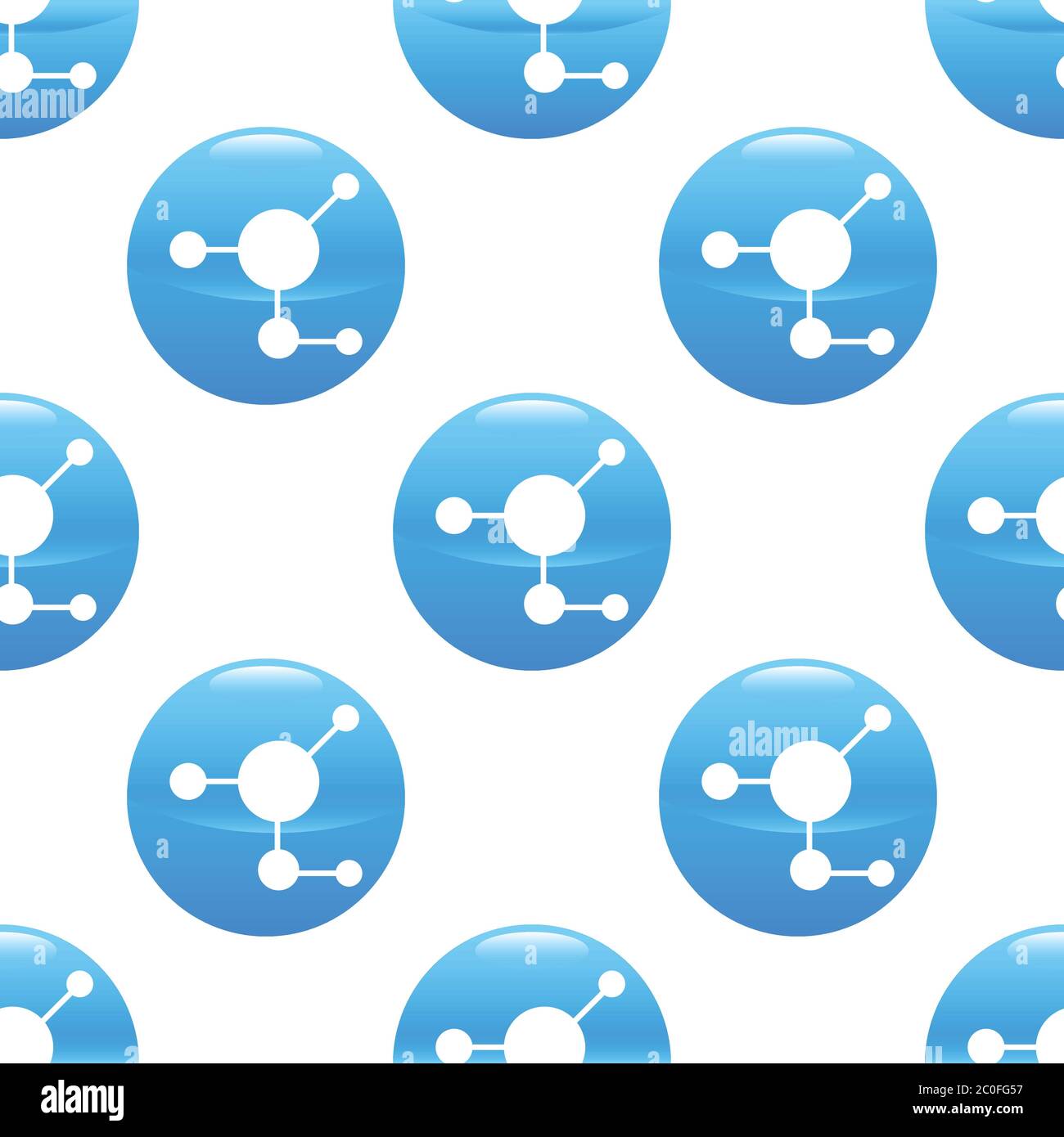 Molecule sign pattern Stock Photo - Alamy