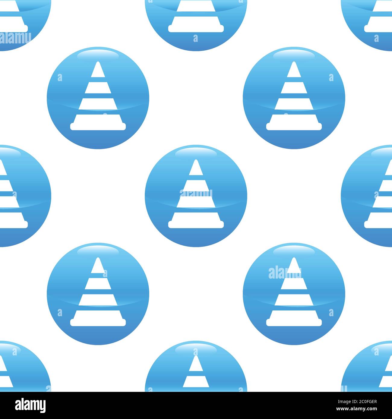 Traffic cone sign pattern Stock Photo - Alamy