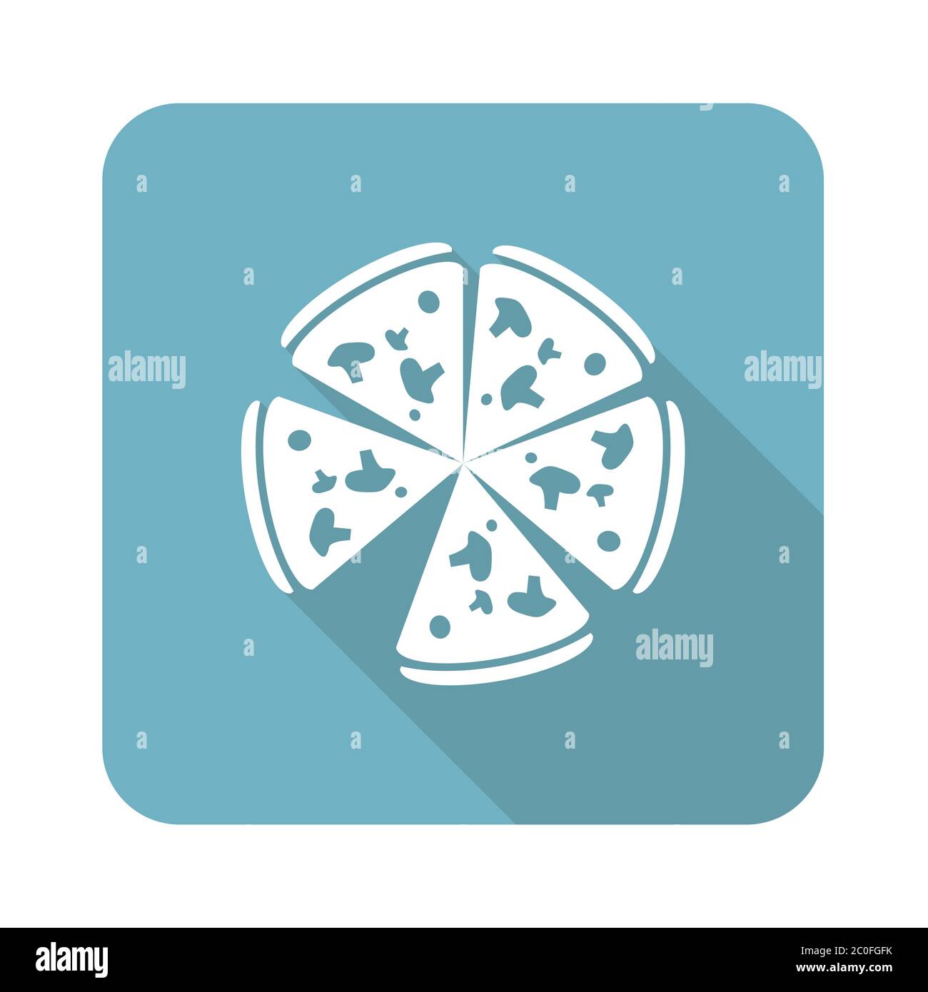 Pizza round shape hi-res stock photography and images - Alamy