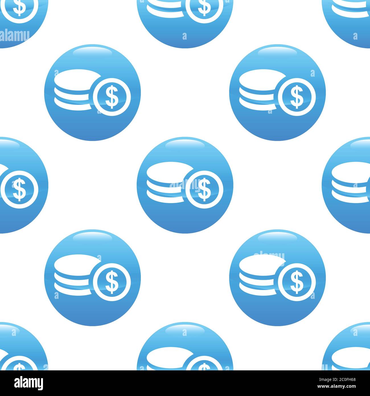 Dollar rouleau sign pattern Stock Photo - Alamy