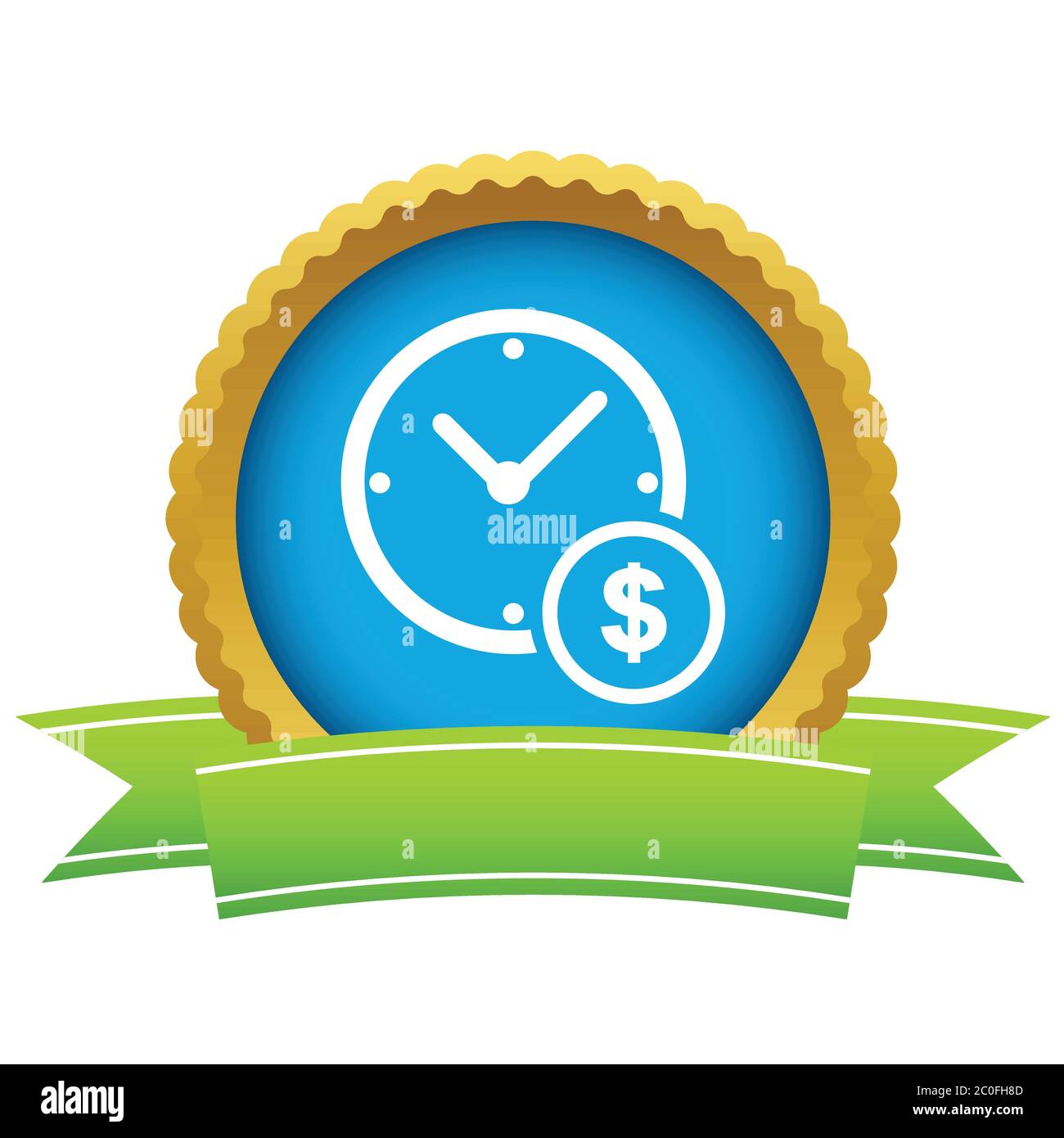 Time is money icon Stock Photo - Alamy