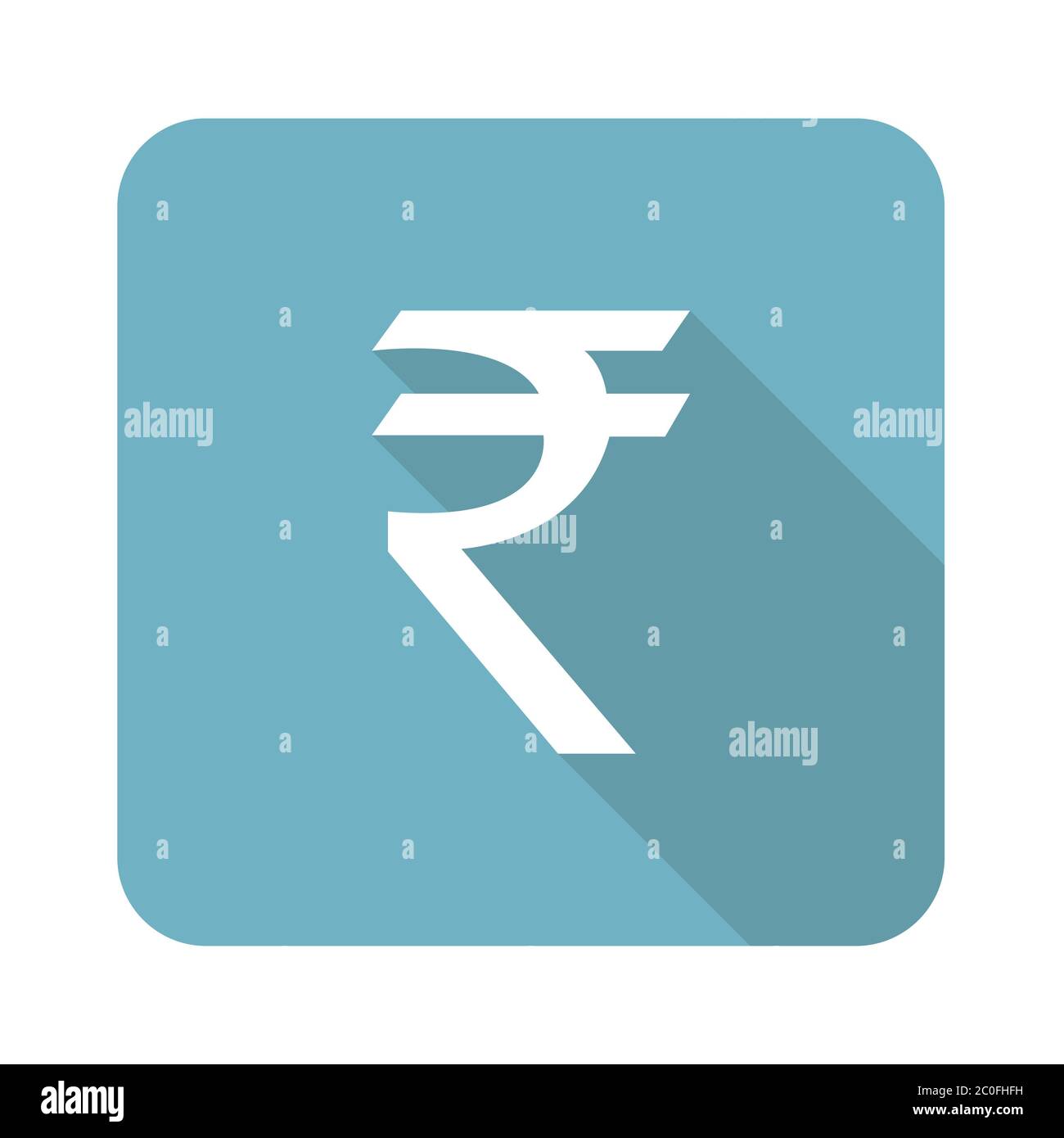 Indian rupee icon Stock Photo - Alamy