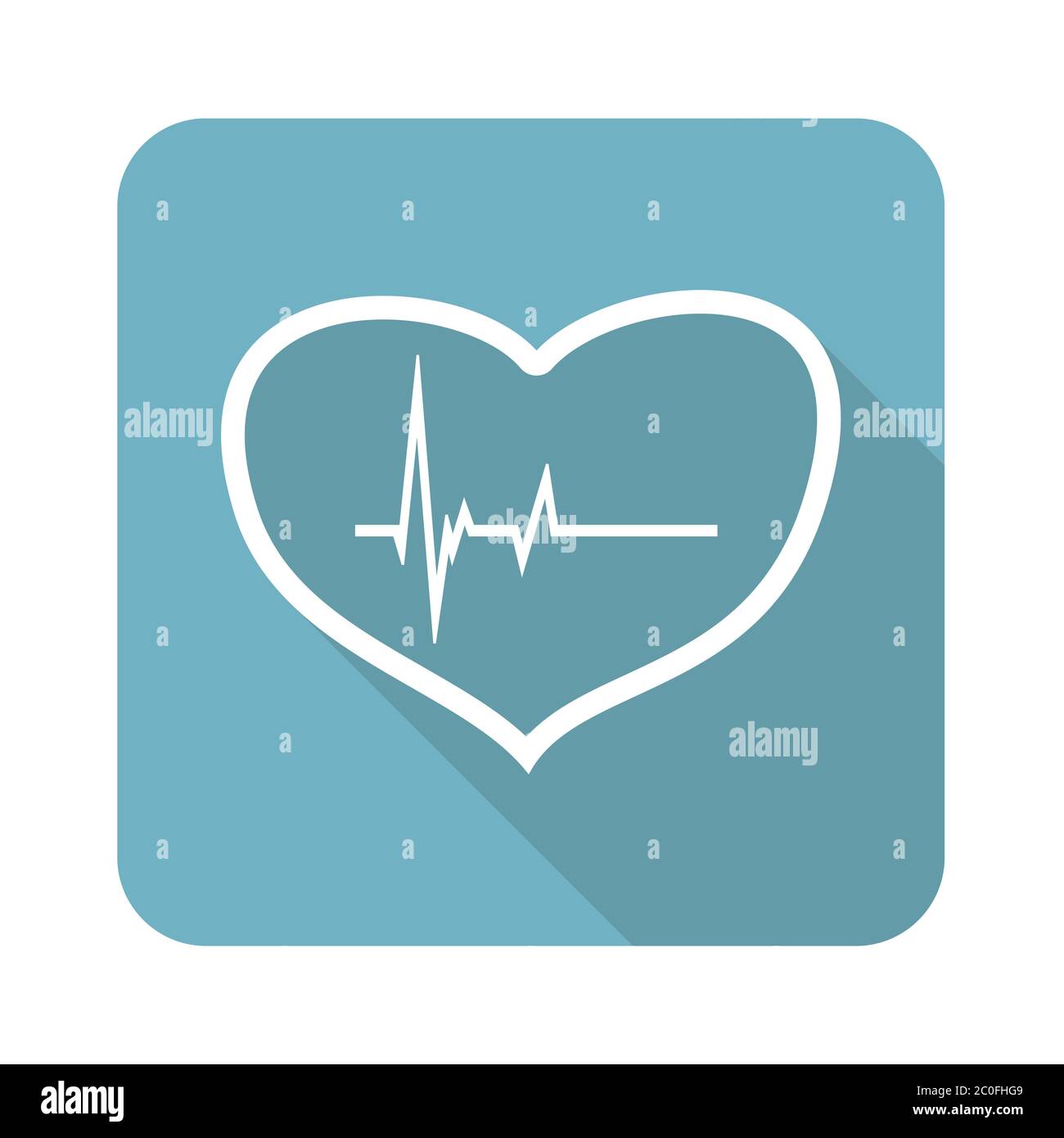 Beating heart icon Stock Photo - Alamy