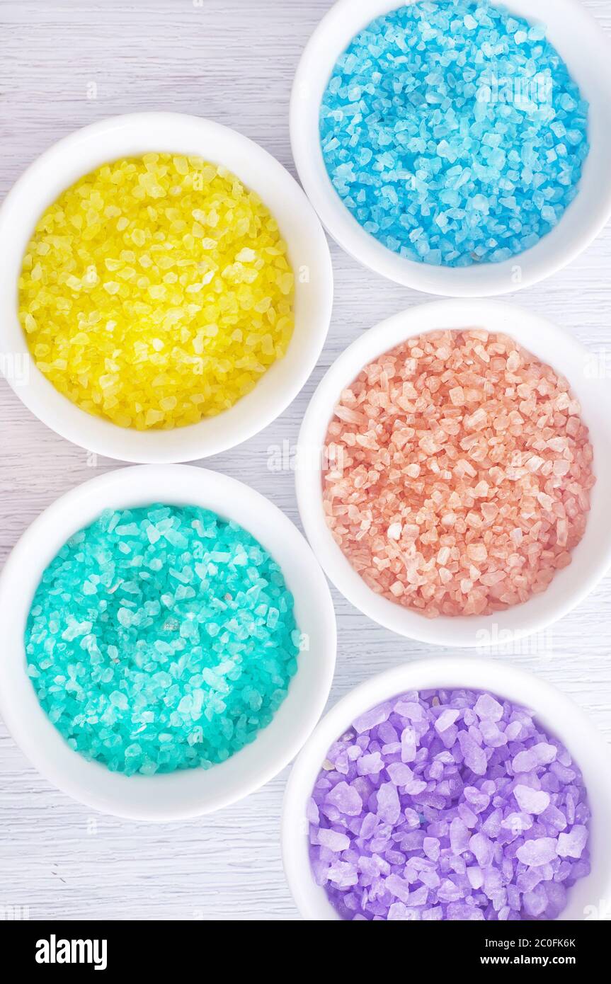 color sea salt Stock Photo - Alamy