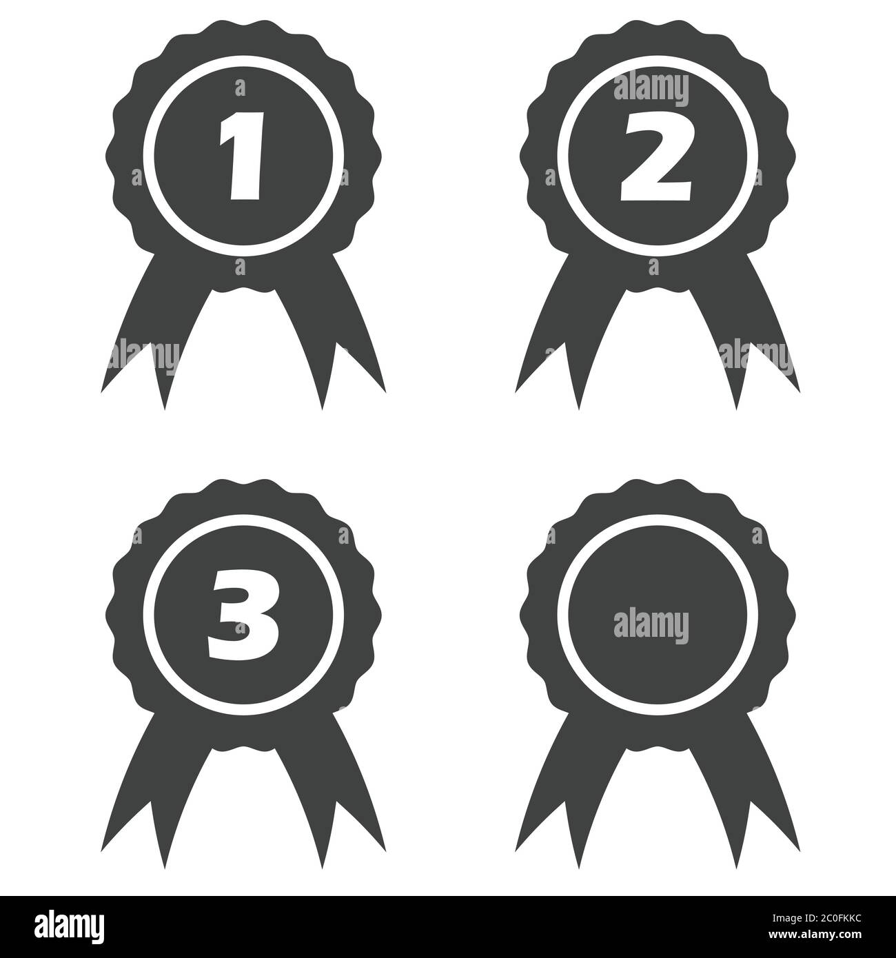 Certificate seals icon set Stock Photo - Alamy