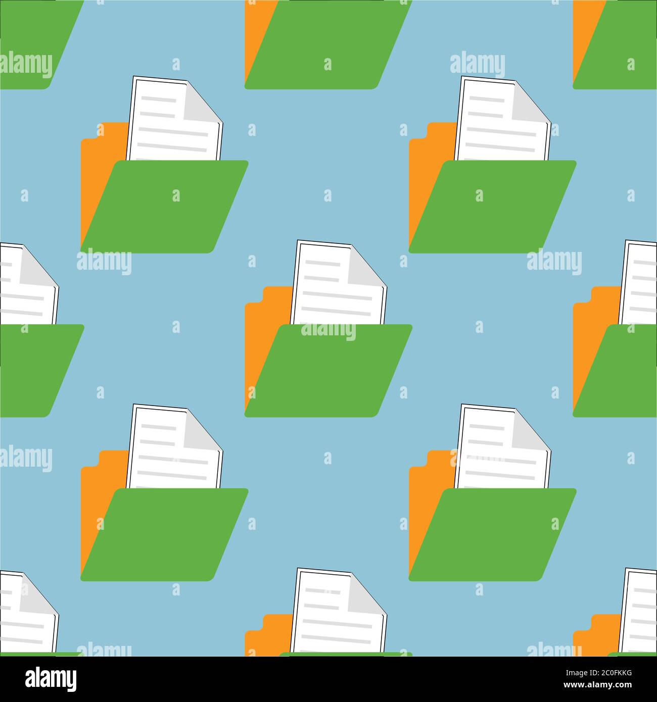 Document in folder pattern Stock Photo - Alamy