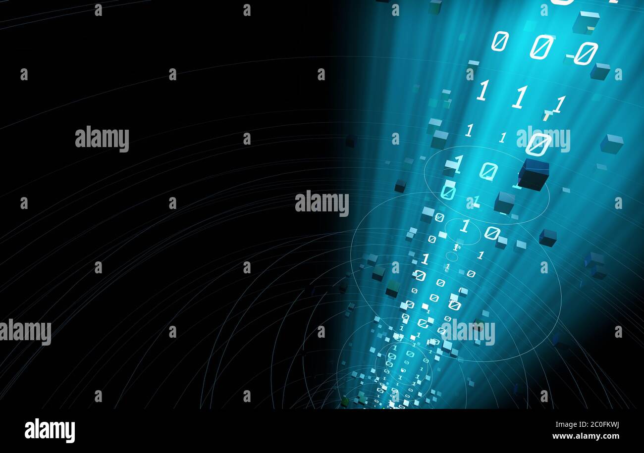 Transmission digital information binary signal hi-res stock photography ...