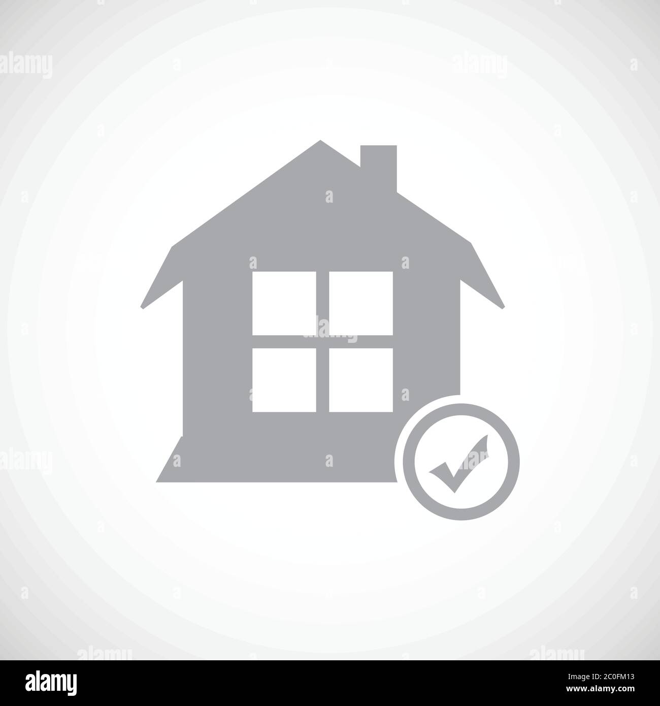 Selected house icon Stock Photo - Alamy